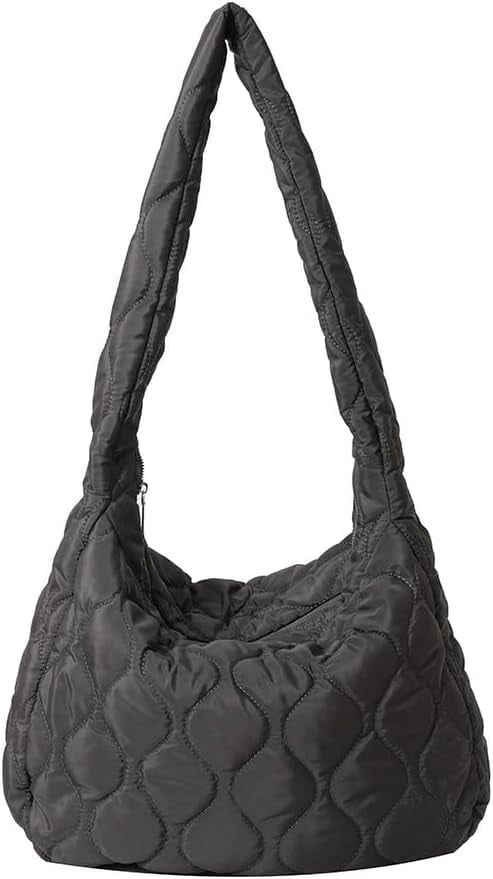 Kukuzhu Quilted Bag for Women Puffer Tote Bag Quilted Shoulder Bag ...