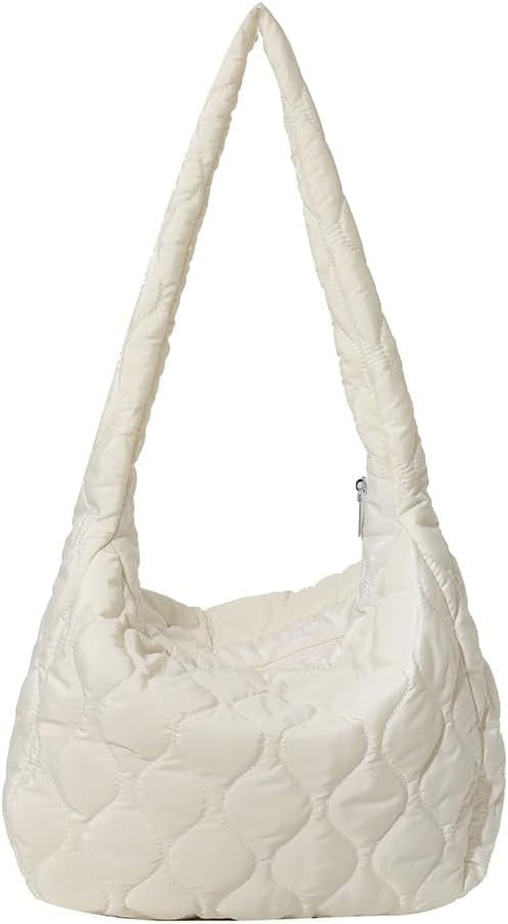 Kukuzhu Quilted Bag for Women Puffer Tote Bag Quilted Shoulder Bag ...