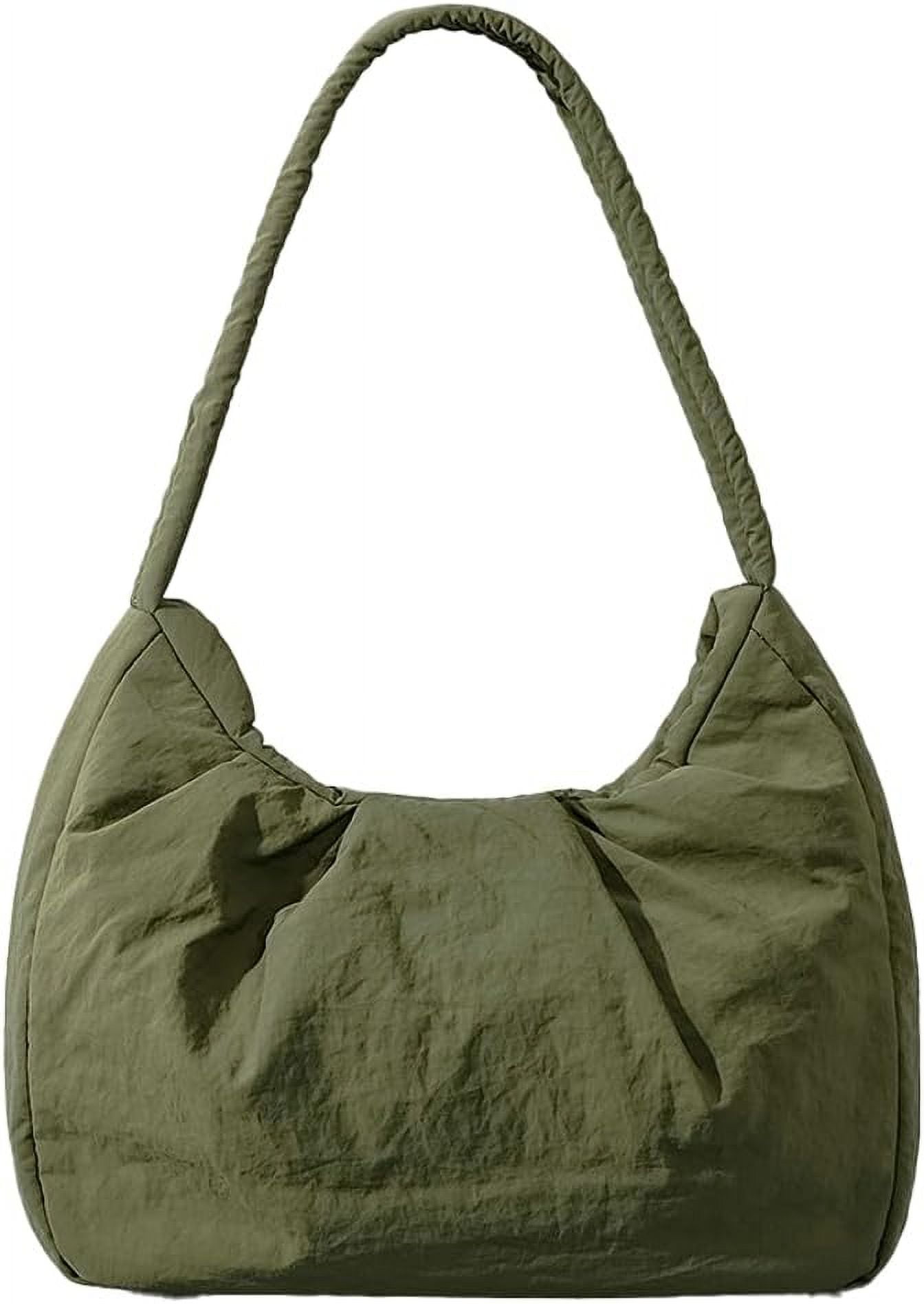 Kukuzhu Quilted Hobo Bag Women's Nylon Shoulder Bag Armpit Purse ...