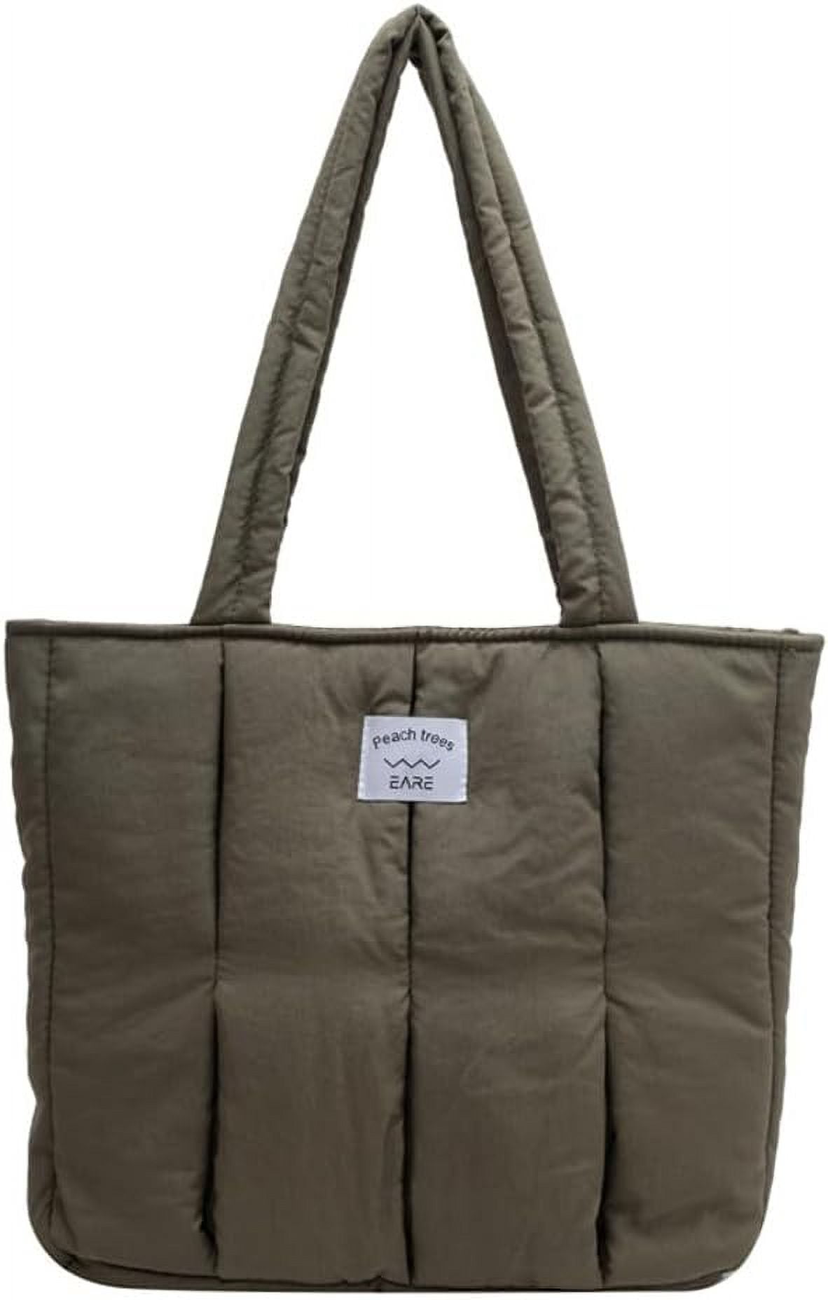 Kukuzhu Quilted Hobo Bag Women's Padding Down Cotton Shoulder Bag Purse ...