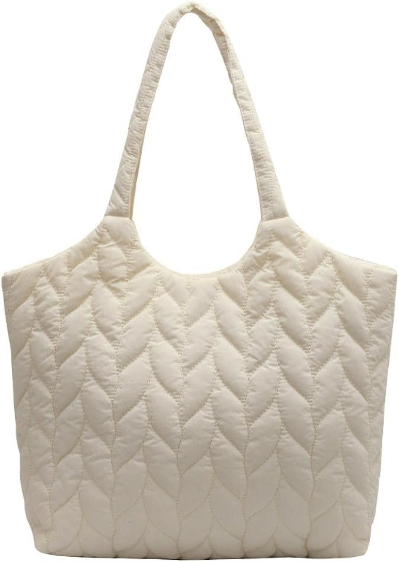 Kukuzhu Quilted Hobo Bag Women's Padding Down Cotton Shoulder Bag Purse ...