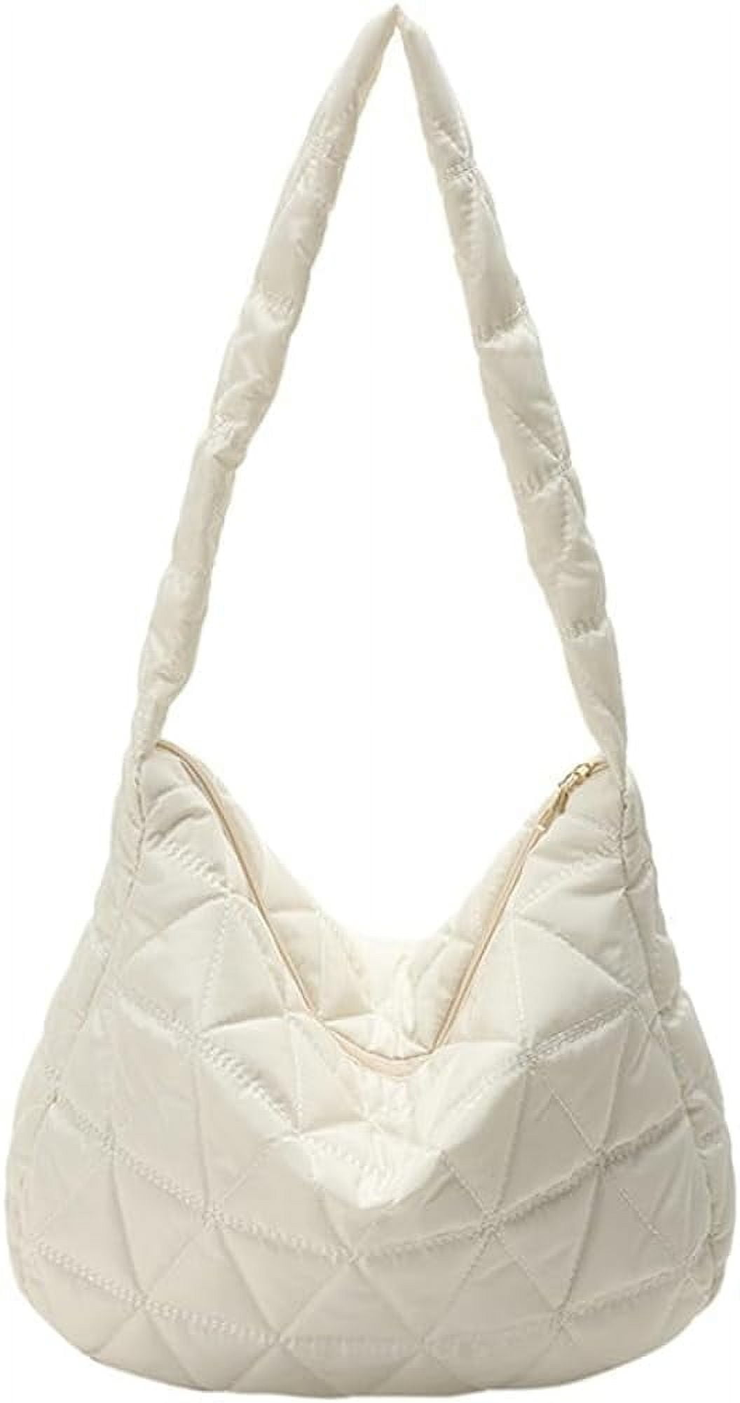 Kukuzhu Quilted Shoulder Tote Shoulder Bag Women Padding Cotton Down ...