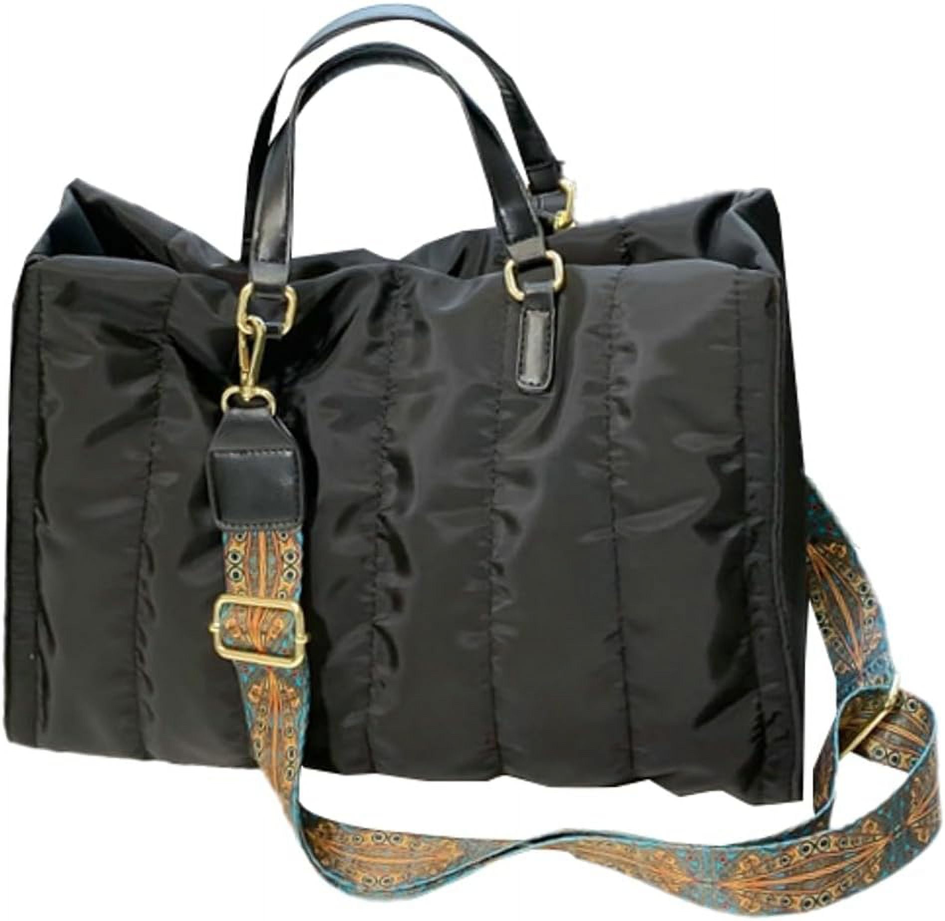 Kukuzhu Quilted Shoulder Tote Shoulder Bag Women Padding Cotton Down ...