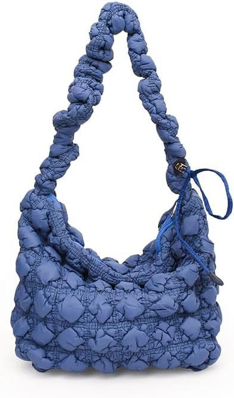 Kukuzhu Quilted Tote Bag for Women, Soft Puffer Tote Bag Lightweight ...