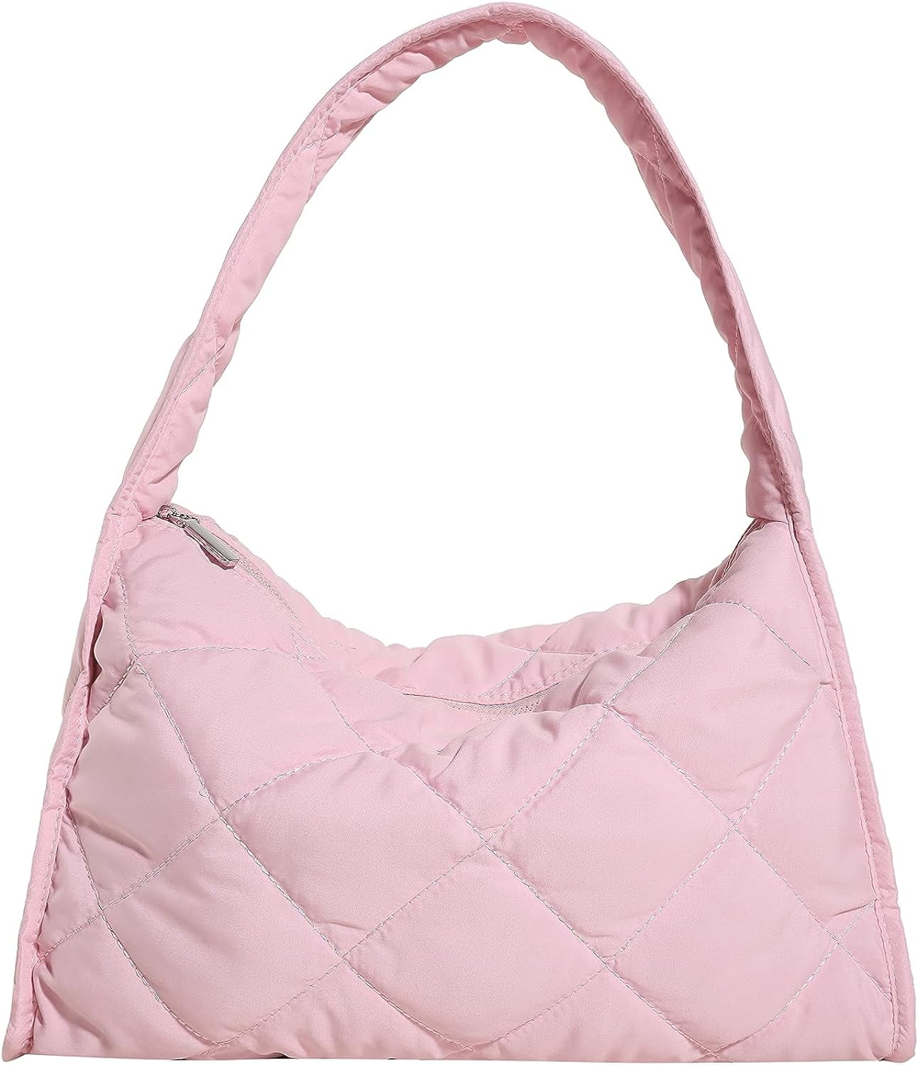 Kukuzhu Quilted Tote Bag for Women, Soft Puffer Tote Bag Lightweight ...