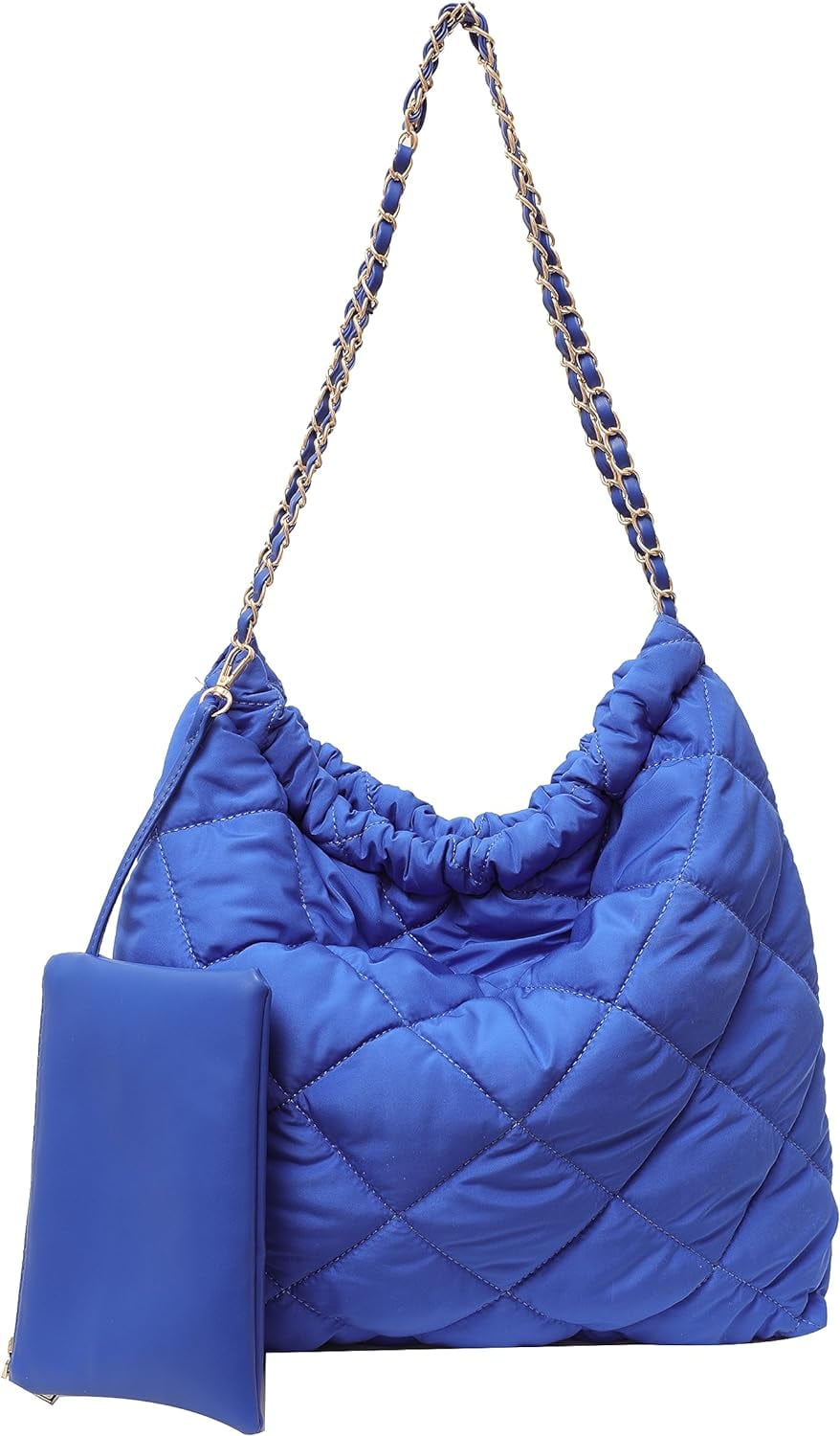 Kukuzhu Quilted Tote Bag for Women, Soft Puffer Tote Bag Lightweight ...