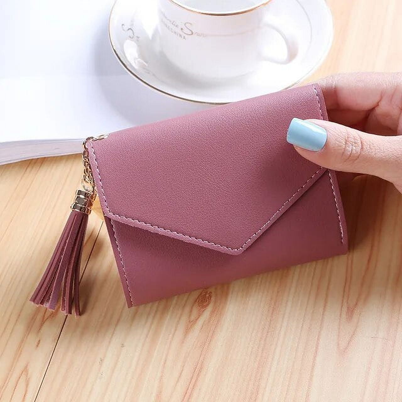 Kukuzhu Short Tassel Wallet Women Fashion Purse Female Mini Wallets ...