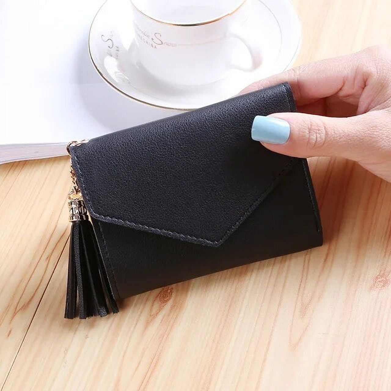 Kukuzhu Short Tassel Wallet Women Fashion Purse Female Mini Wallets ...