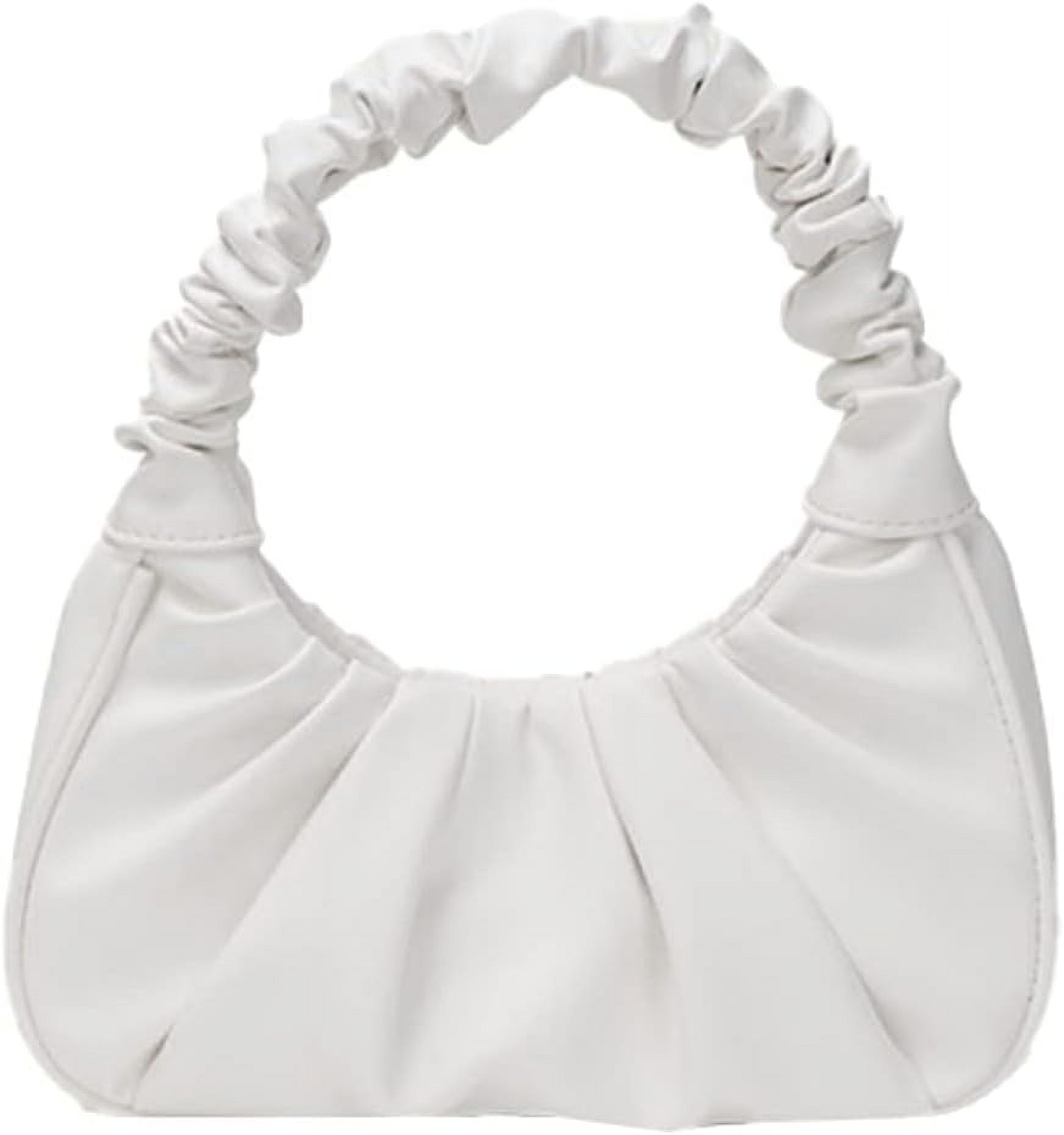 Kukuzhu Shoulder Bag for Women Moon Shaped Small Purse Vegan Leather ...