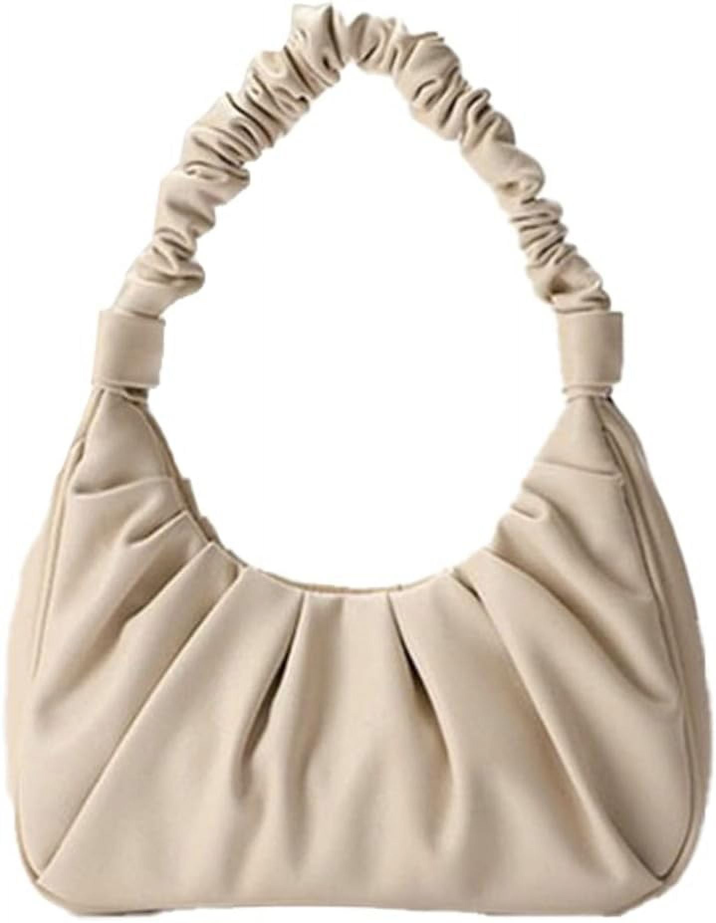 Kukuzhu Shoulder Bag for Women Moon Shaped Small Purse Vegan Leather ...