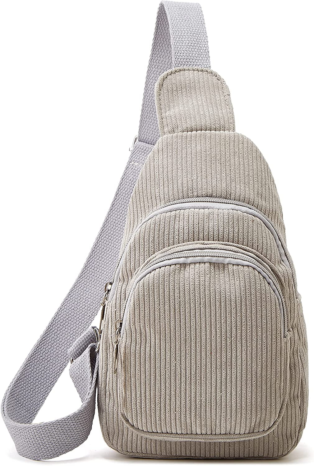 Kukuzhu Sling Bag for Women Small Crossbody Sling Bag Corduroy Sling ...