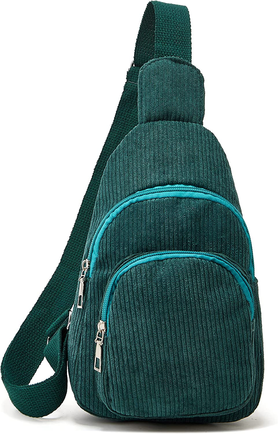 Kukuzhu Sling Bag for Women Small Crossbody Sling Bag Corduroy Sling ...