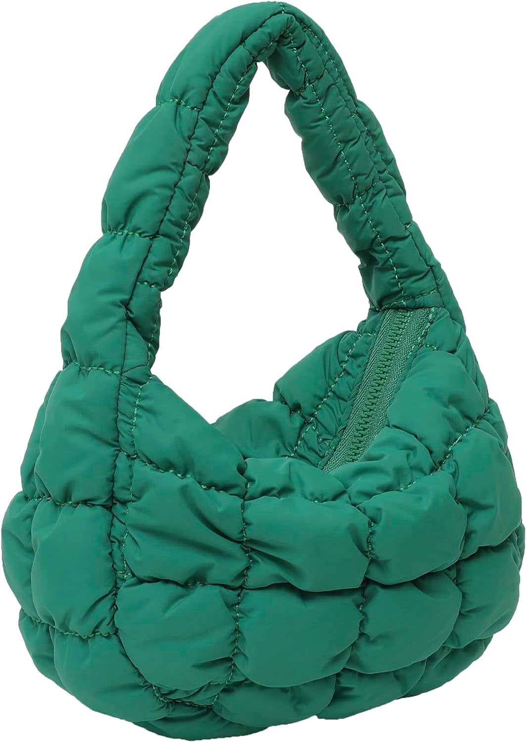 Kukuzhu Small Quilted Tote Bag for Women, Soft Puffer Tote Bag ...