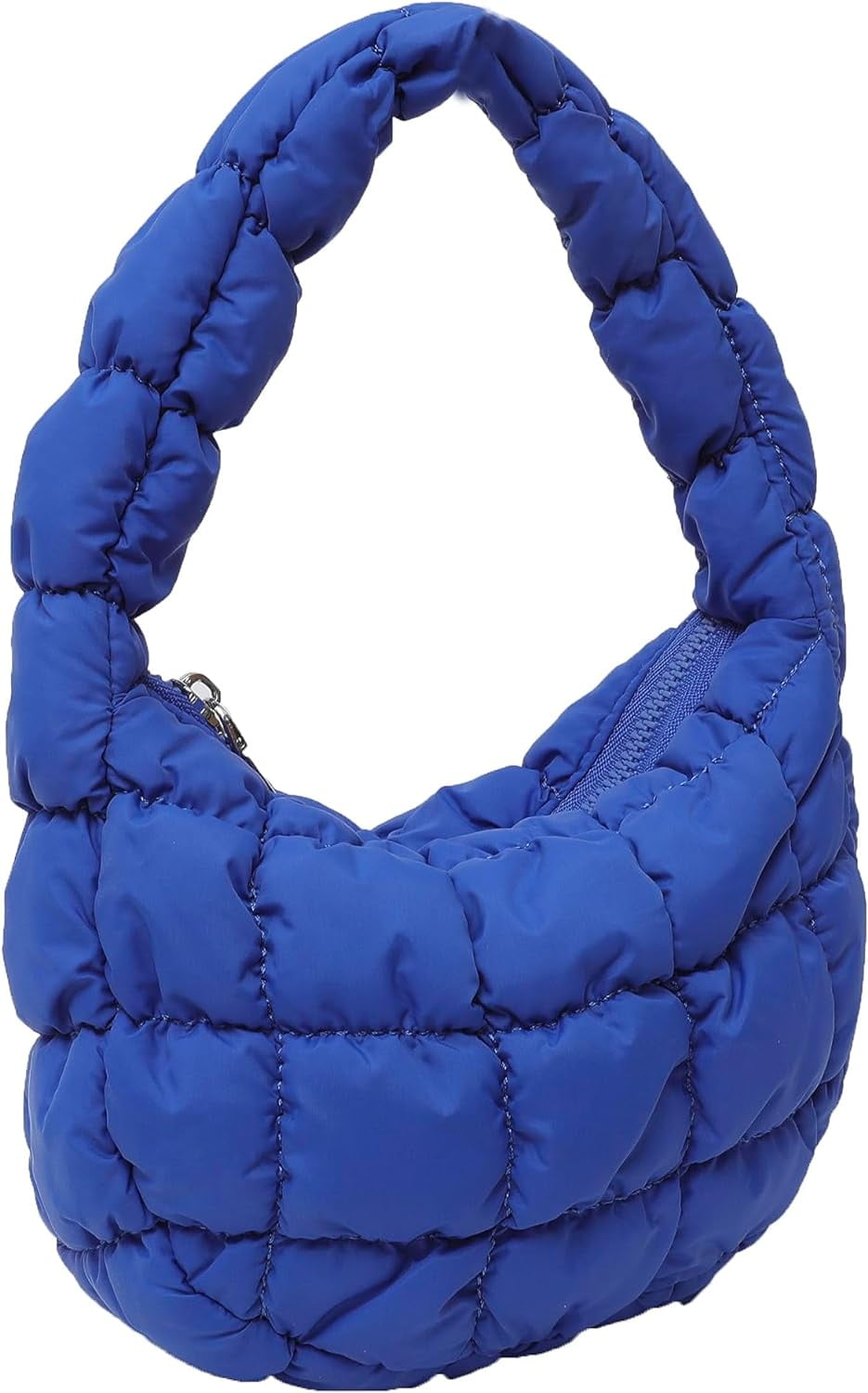 Kukuzhu Small Quilted Tote Bag for Women, Soft Puffer Tote Bag ...