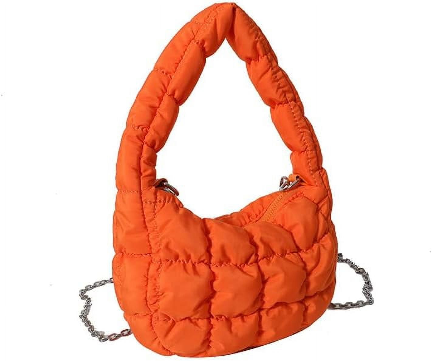Kukuzhu Small Quilted Tote Bag for Women, Soft Puffer Tote Bag ...