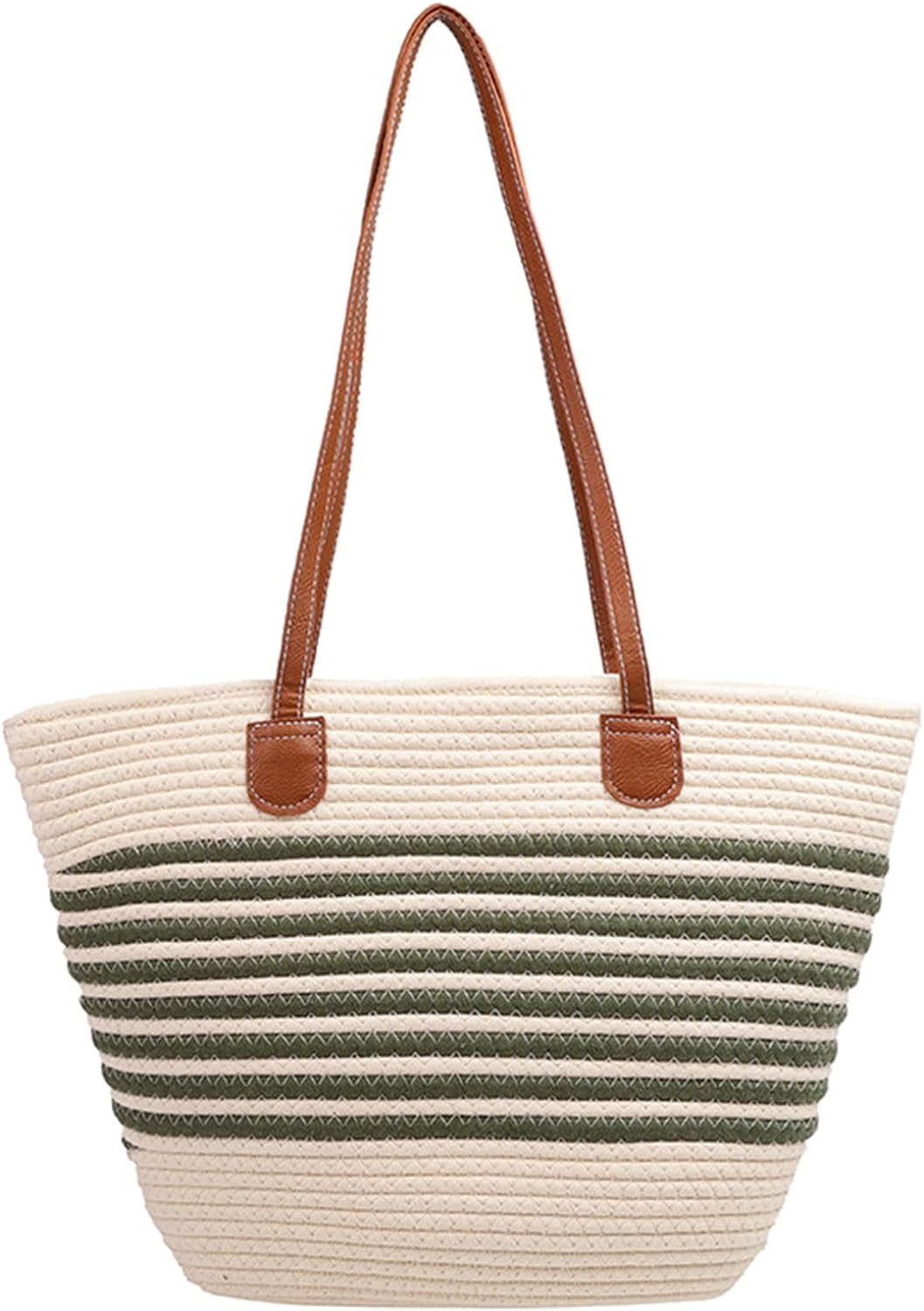Kukuzhu Straw Beach Bag, Summer Woven Tote Bag Shoulder Handbag Straw ...