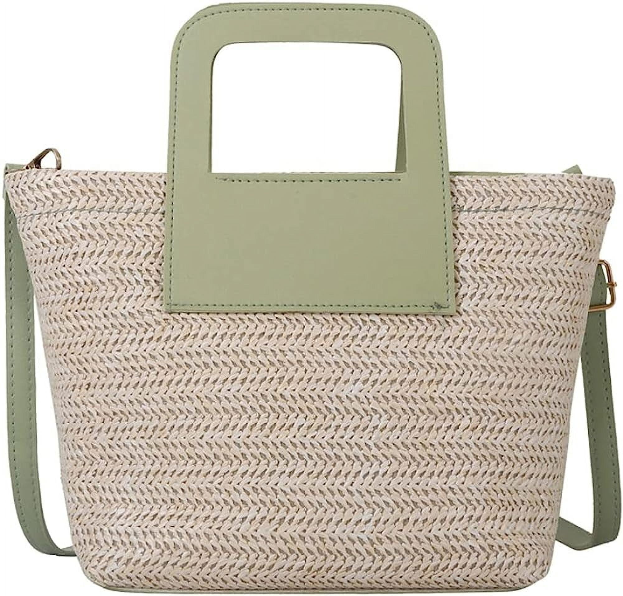Kukuzhu Straw Beach Bag for Women Large Tote Bag Purses Summer Woven ...