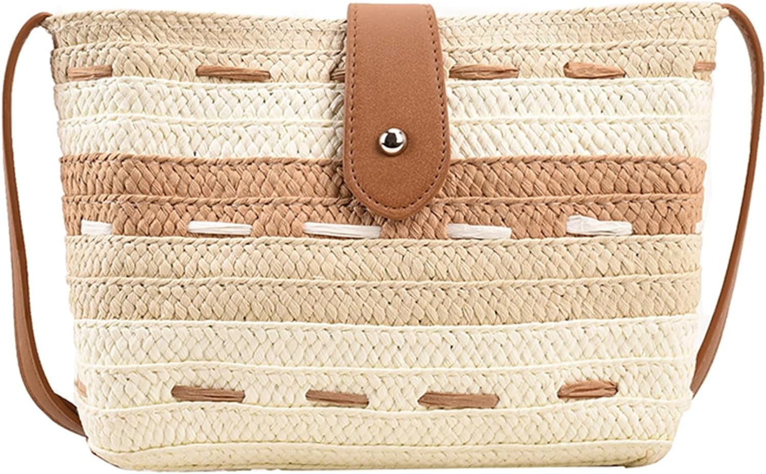 Kukuzhu Straw Crossbody Bags for Women, Summer Straw Purse and Handbags ...