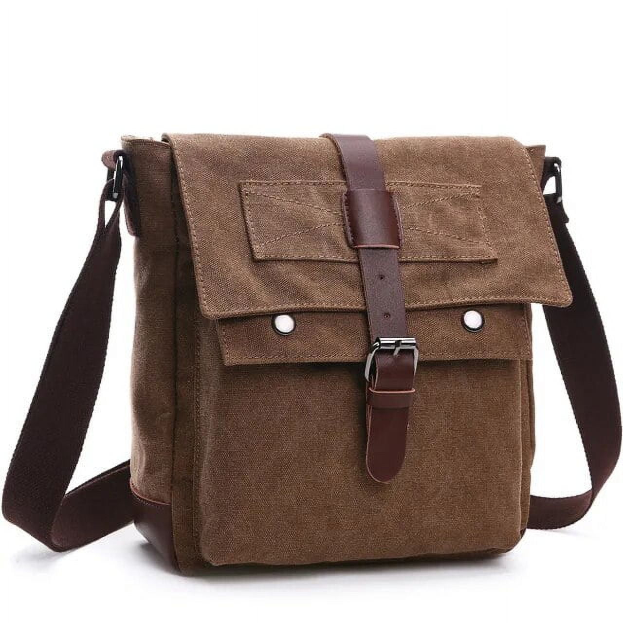 Kukuzhu Super Modern Vintage Messenger Bag Military Canvas Bag Leisure ...