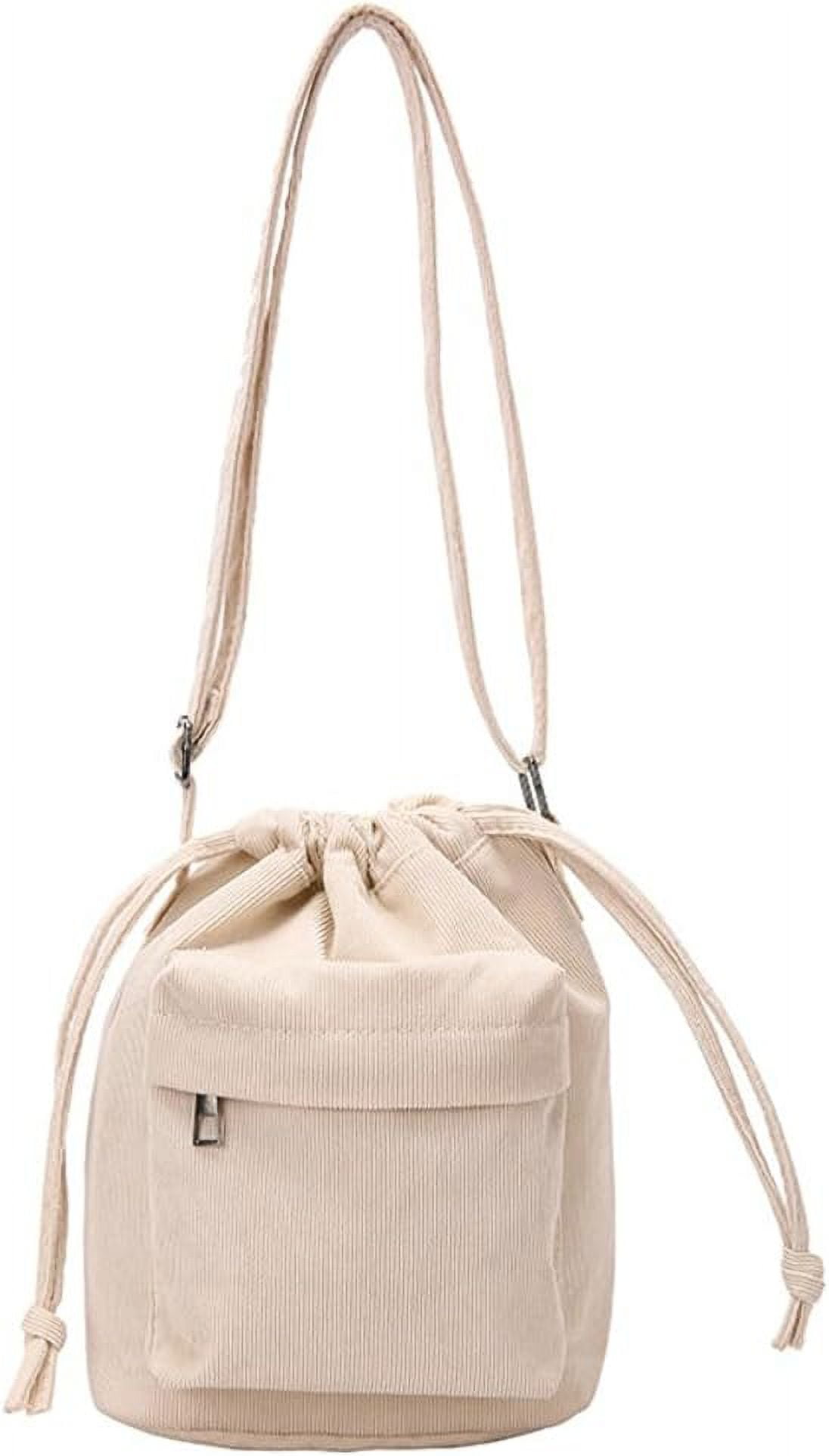 Kukuzhu Tote Bag Women Stylish Bucket Shoulder Bag Corduroy Hobo Bag ...
