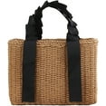 Kukuzhu Tote Bag for Women Straw Purses and Handbags Small Straw Tote ...