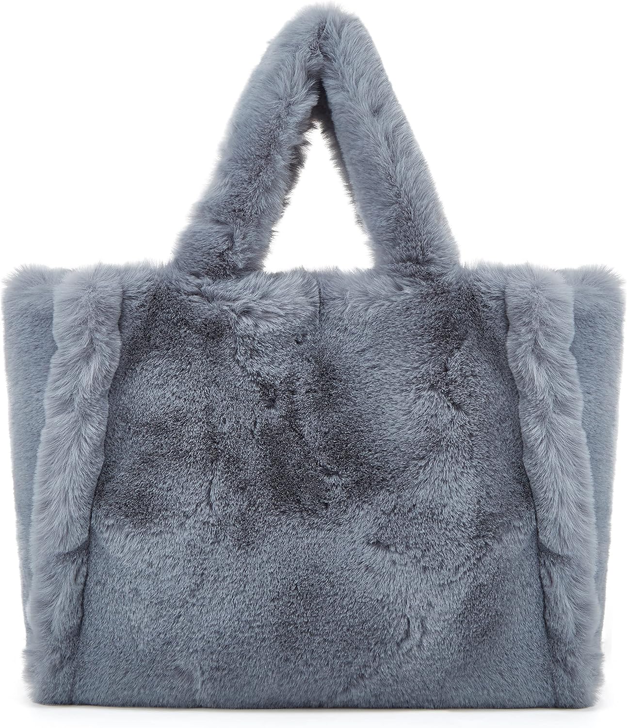 Kukuzhu Tote Bag large Shoulder Bag Fleece Faux Fur Hobo Tote Bag ...