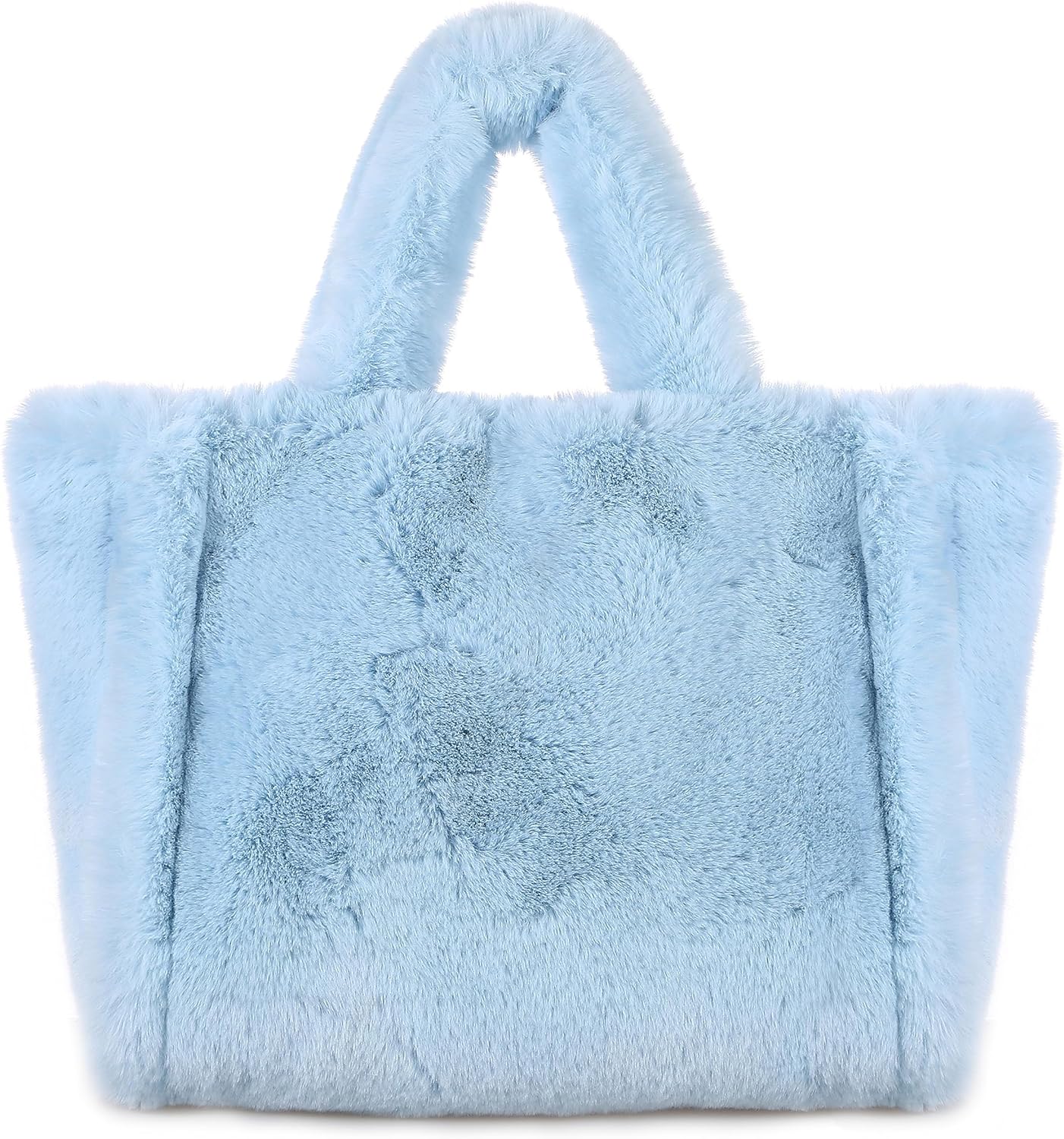Kukuzhu Tote Bag large Shoulder Bag Fleece Faux Fur Hobo Tote Bag ...