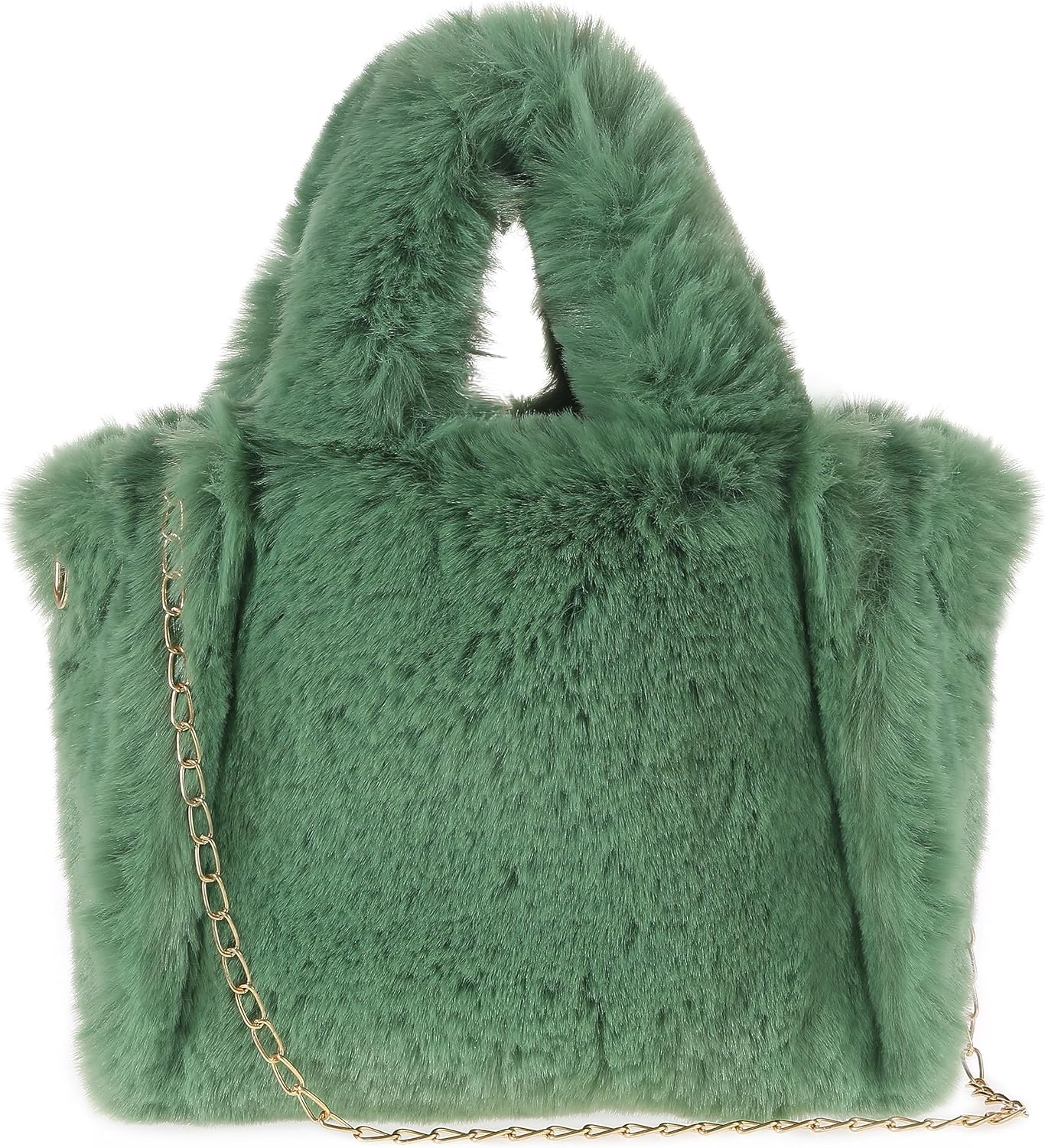 Kukuzhu Tote Bag large Shoulder Bag Fleece Faux Fur Hobo Tote Bag ...