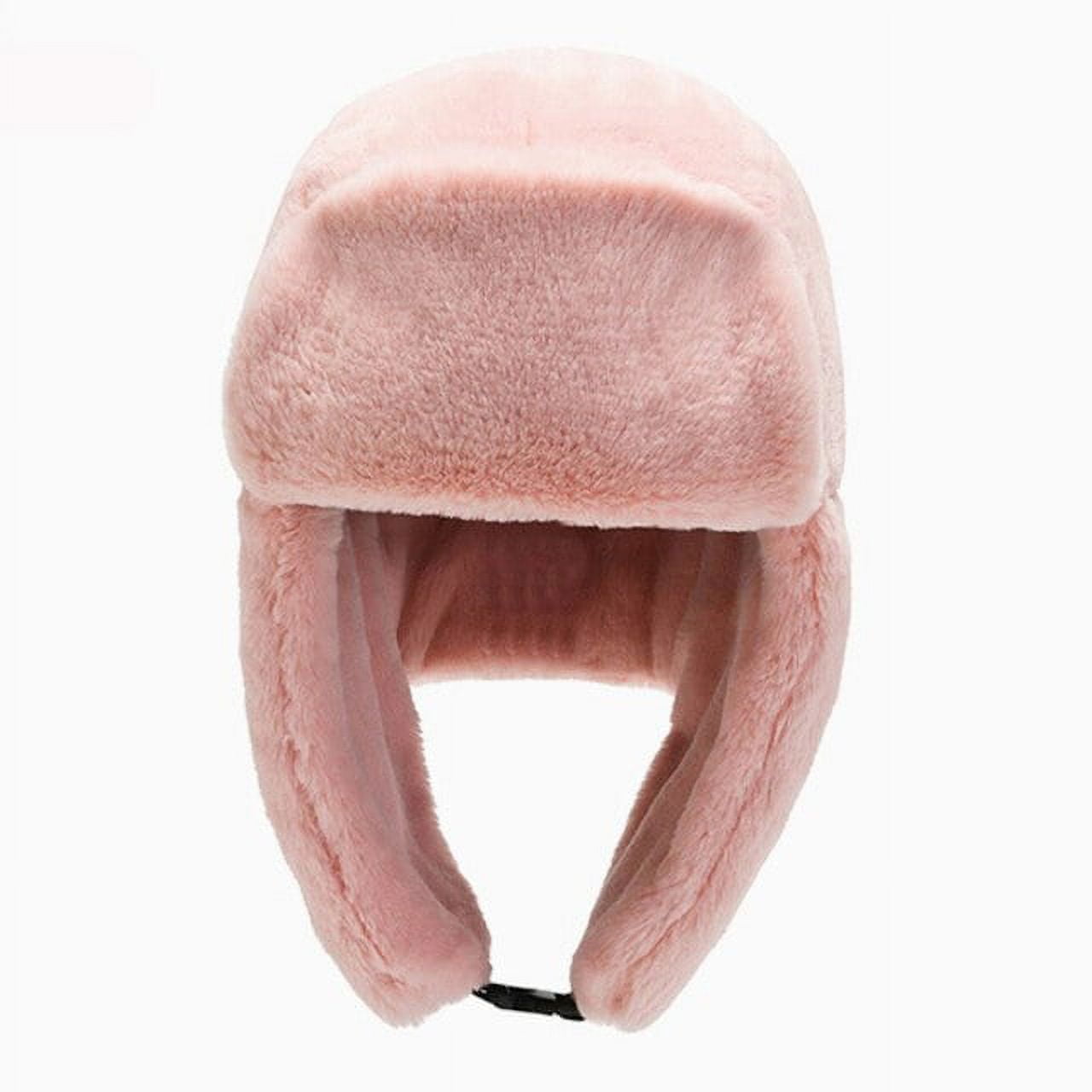 Kukuzhu Unisex Men Women Russian Hat Trapper Bomber Keep Warm Ear Flaps ...