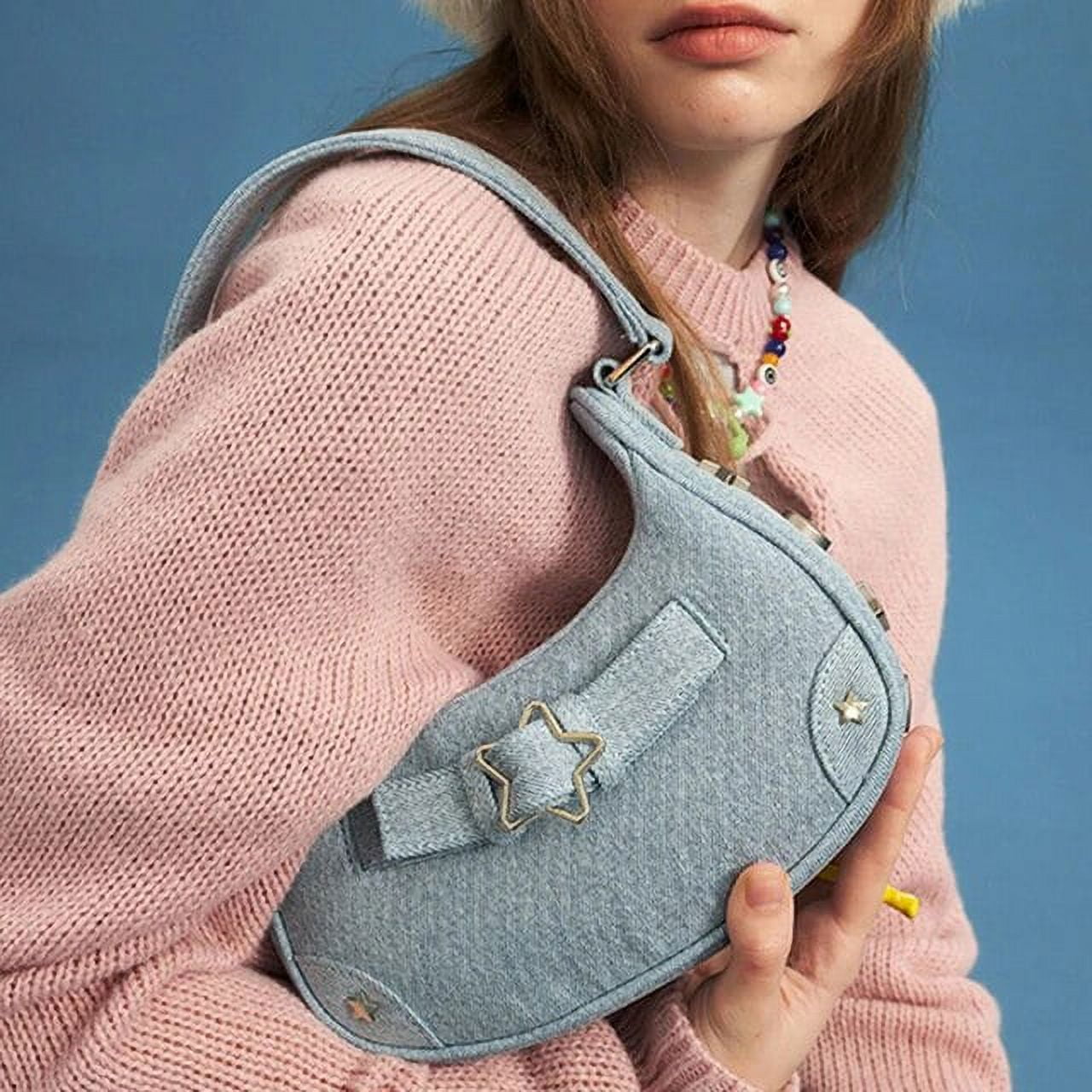 Kukuzhu Vintage Star Handbags for Women Fashion Hobos Shoulder Underarm ...