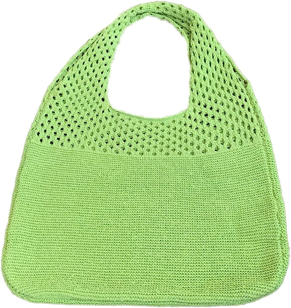 Kukuzhu Women Crochet Bag Knitted Tote Bag Grunge Tote Bag Cottagecore ... Kukuzhu Women Crochet Bag Knitted Tote Bag Grunge Tote Bag Cottagecore ...