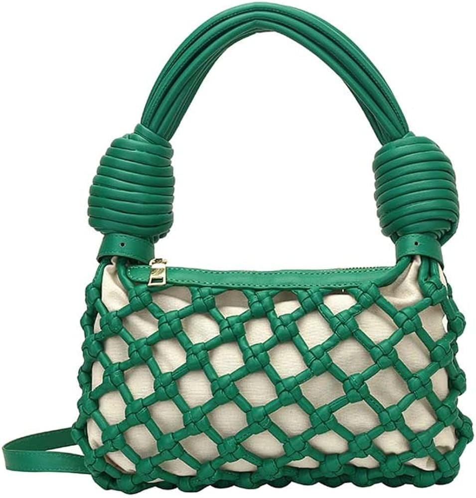 Kukuzhu Women Shoulder Bags for women Knotted Woven Tote Bag Summer ...