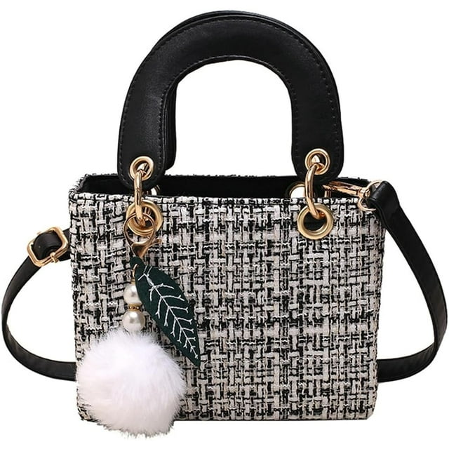 Kukuzhu Women Shoulder Tote Bag Small Chic Cute Plaid Hobo Bag Travel ...