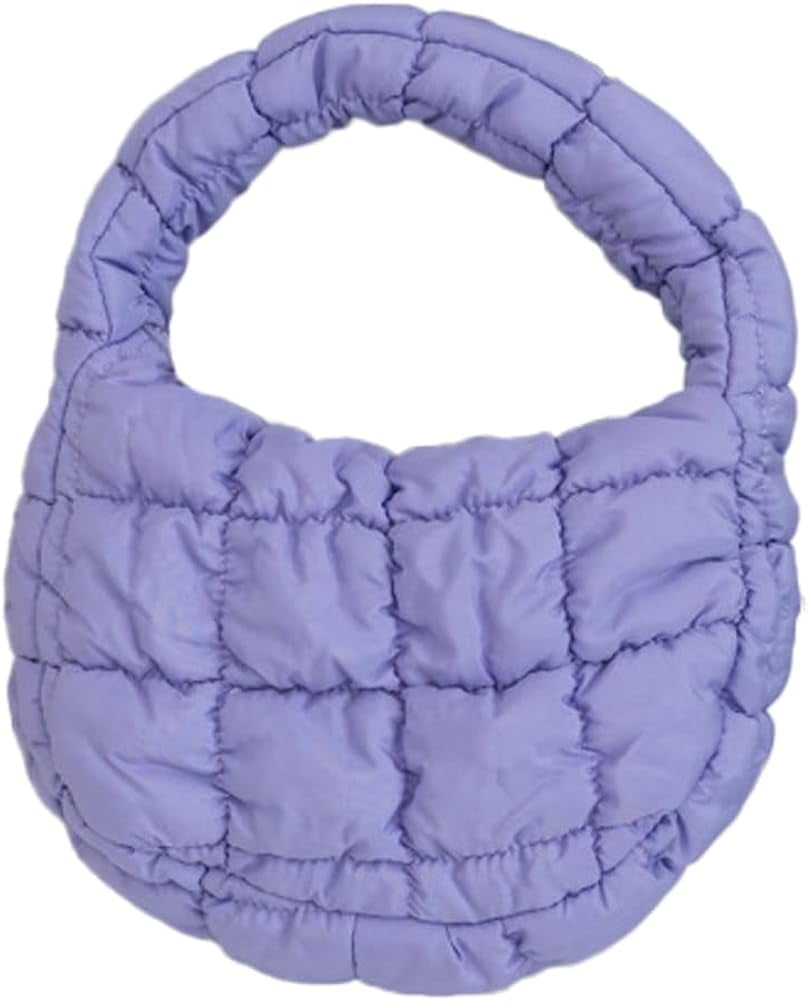 Kukuzhu Women's Clutch Bag Cute Satchel Purse Puffer Bubble Purse Down ...