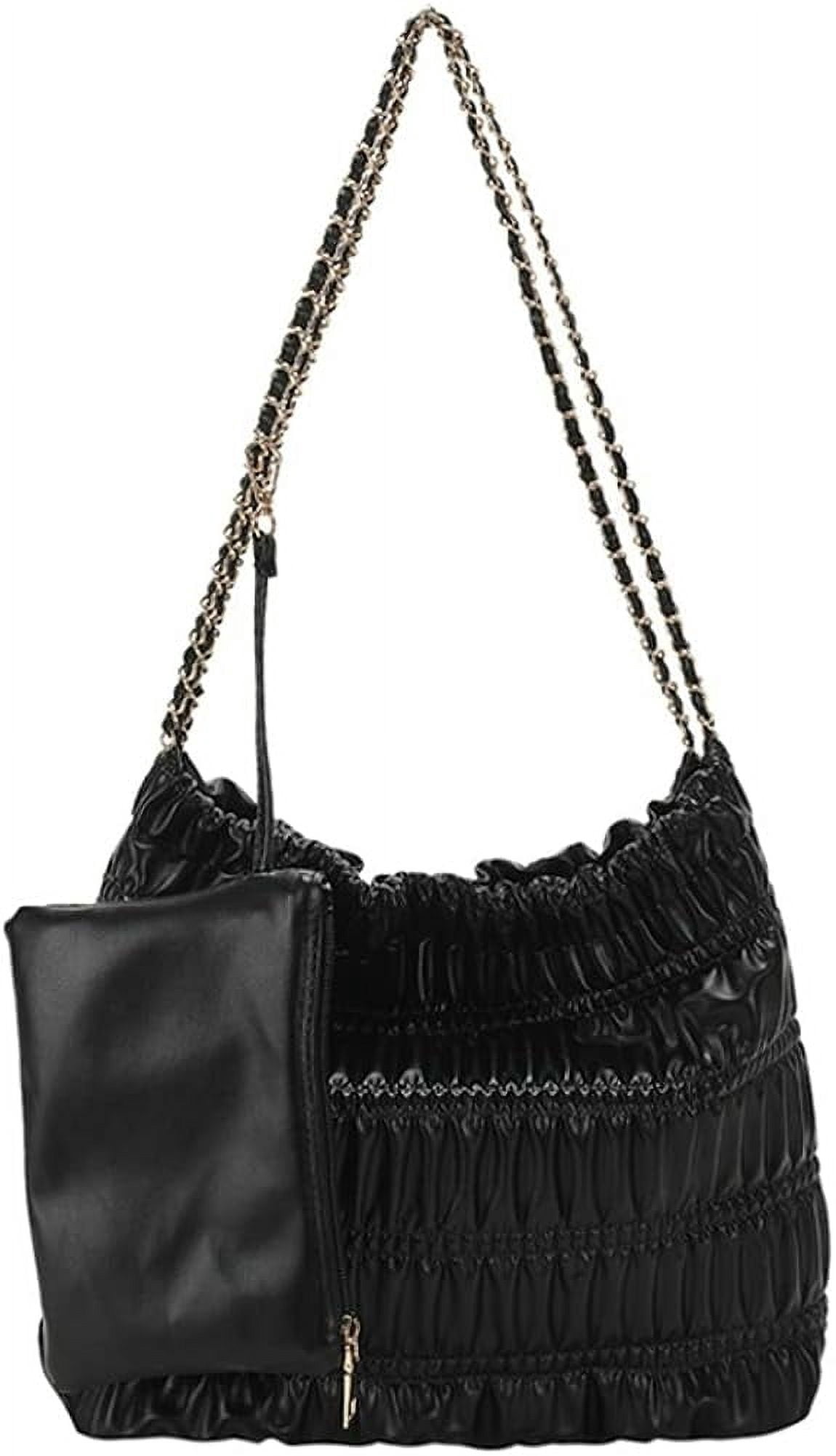 Kukuzhu Women’s Drawstring Bucket Bag Fashion Chain Crossbody Bag ...