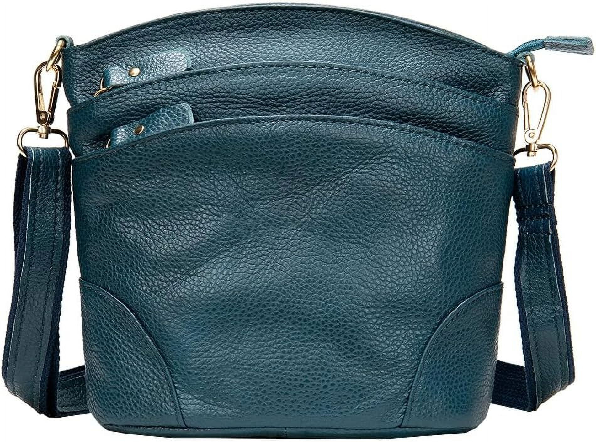 Kukuzhu Women's Genuine Leather Handbags Hobo Bag Bucket Totes Fashion ...