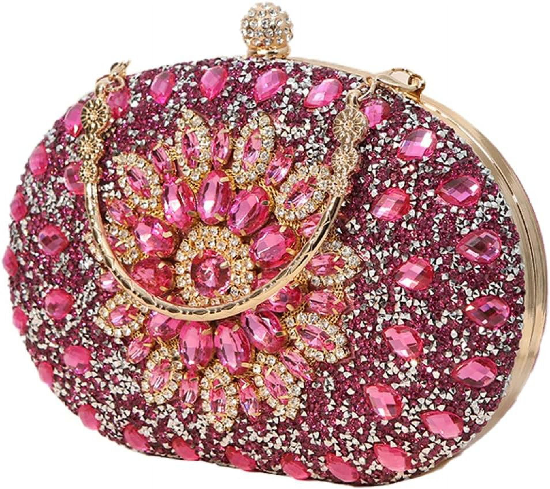 Kukuzhu Women's Hobo Bag Crystal Diamond Crossbody Shoulder Bag Totes ...