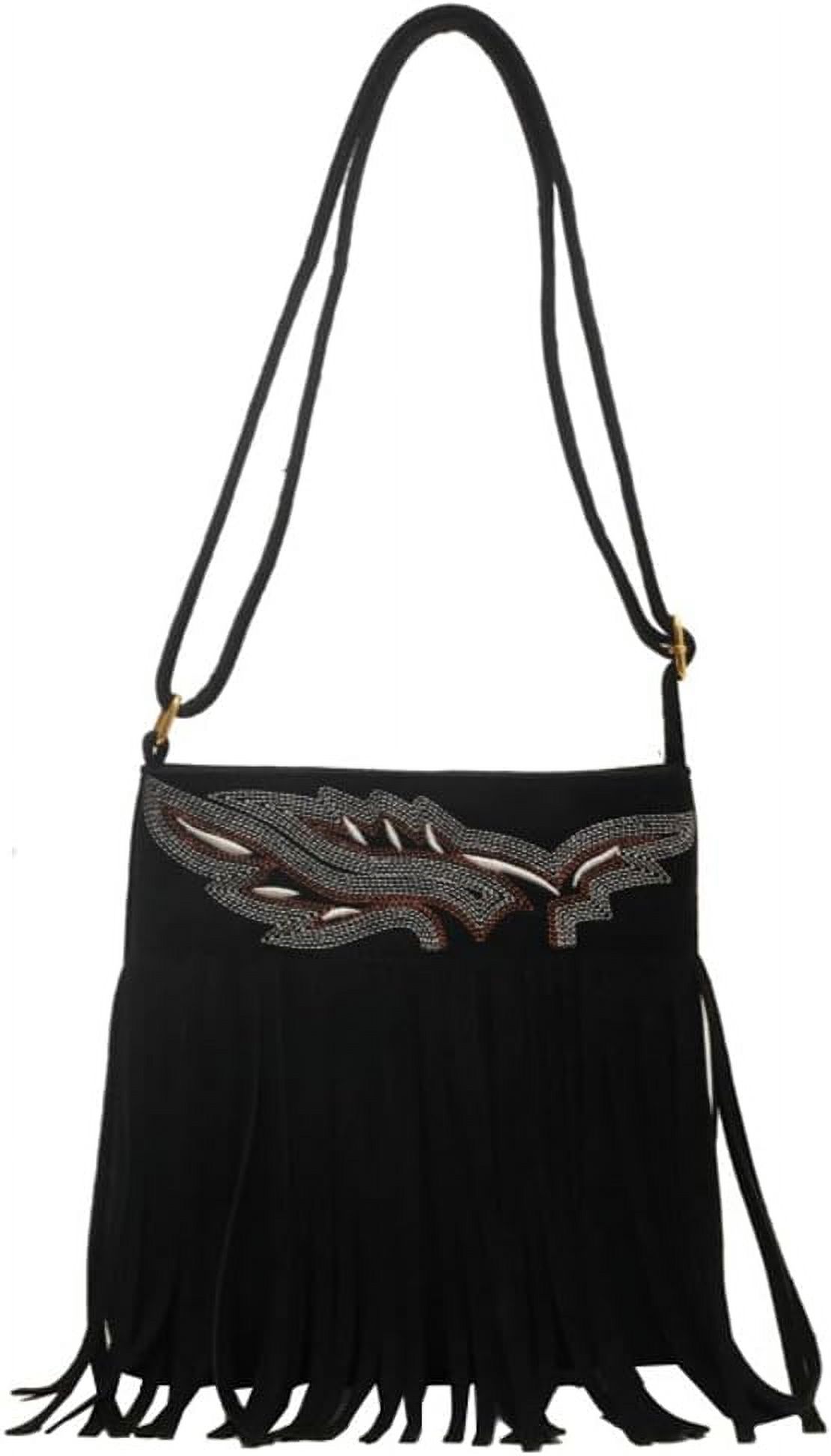 Kukuzhu Women's Hobo Bag Leather Shoulder Crossbody Bag Fashion Tassel ...