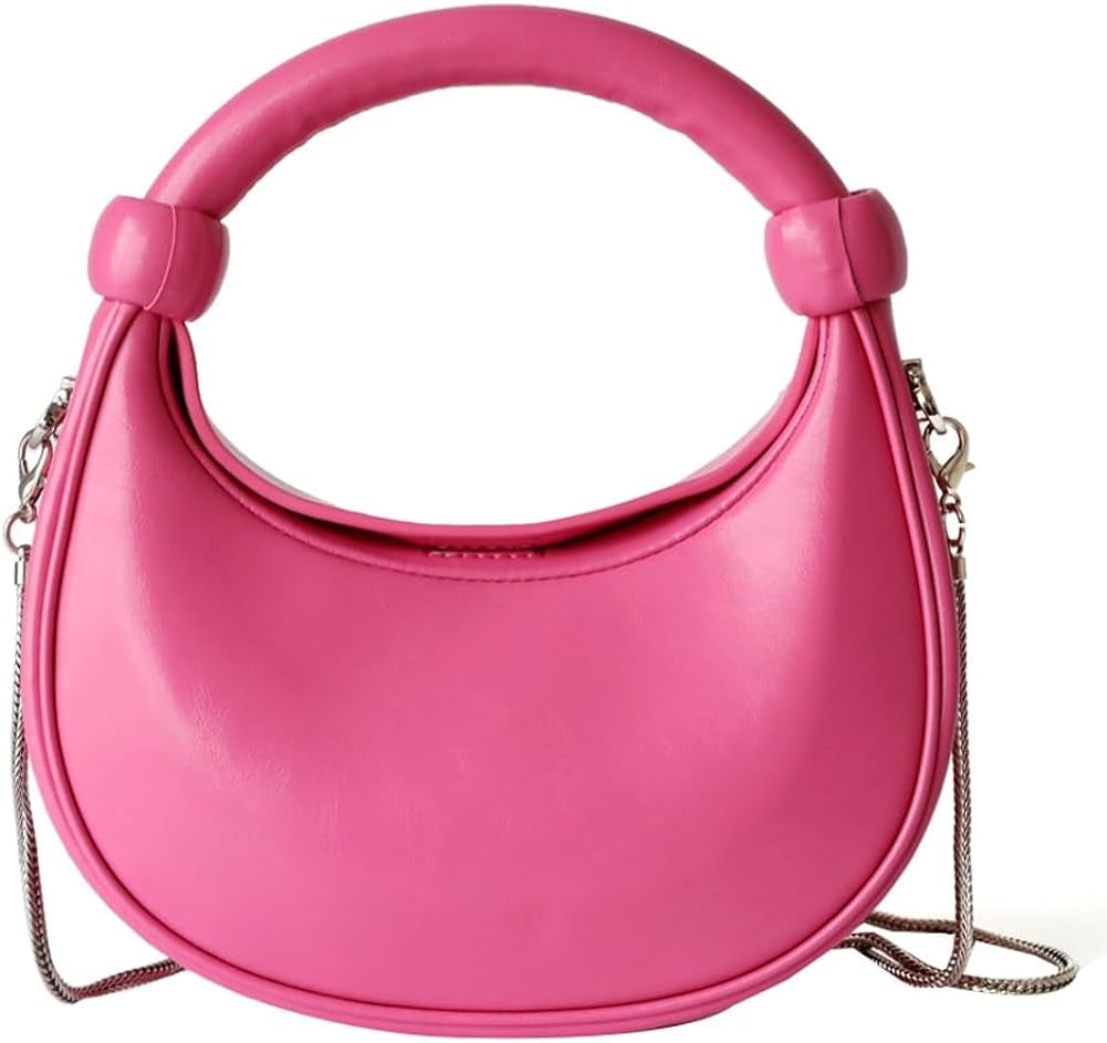 Kukuzhu Women's Hobo Shoulder Bags Retro Crescent Moon Shape Crossbody ...