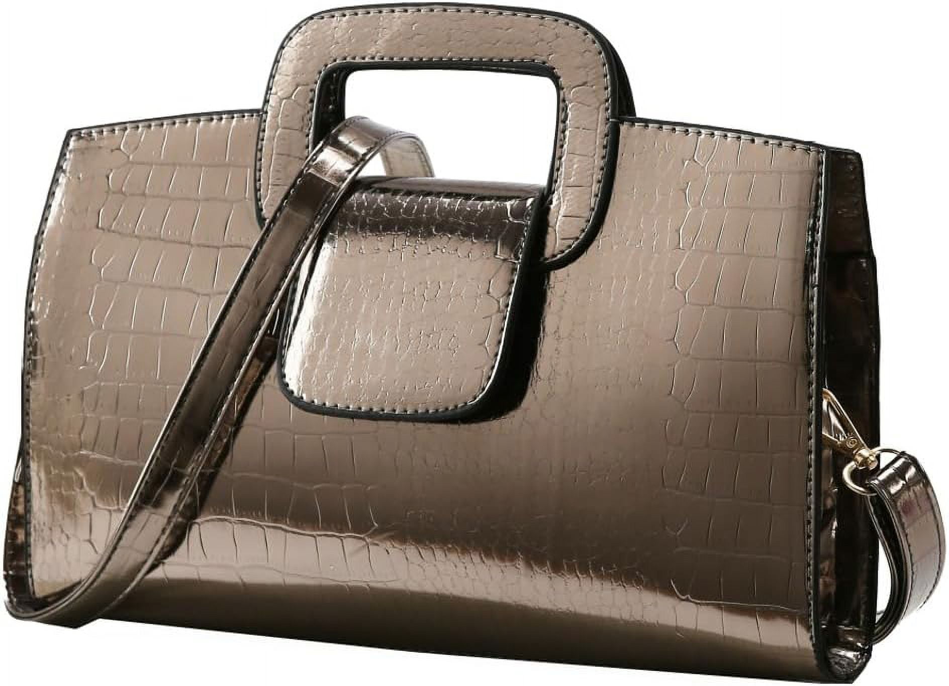 Kukuzhu Women's Large Hobo Bag Satchel Purses Handbag Crocodile Pattern ...
