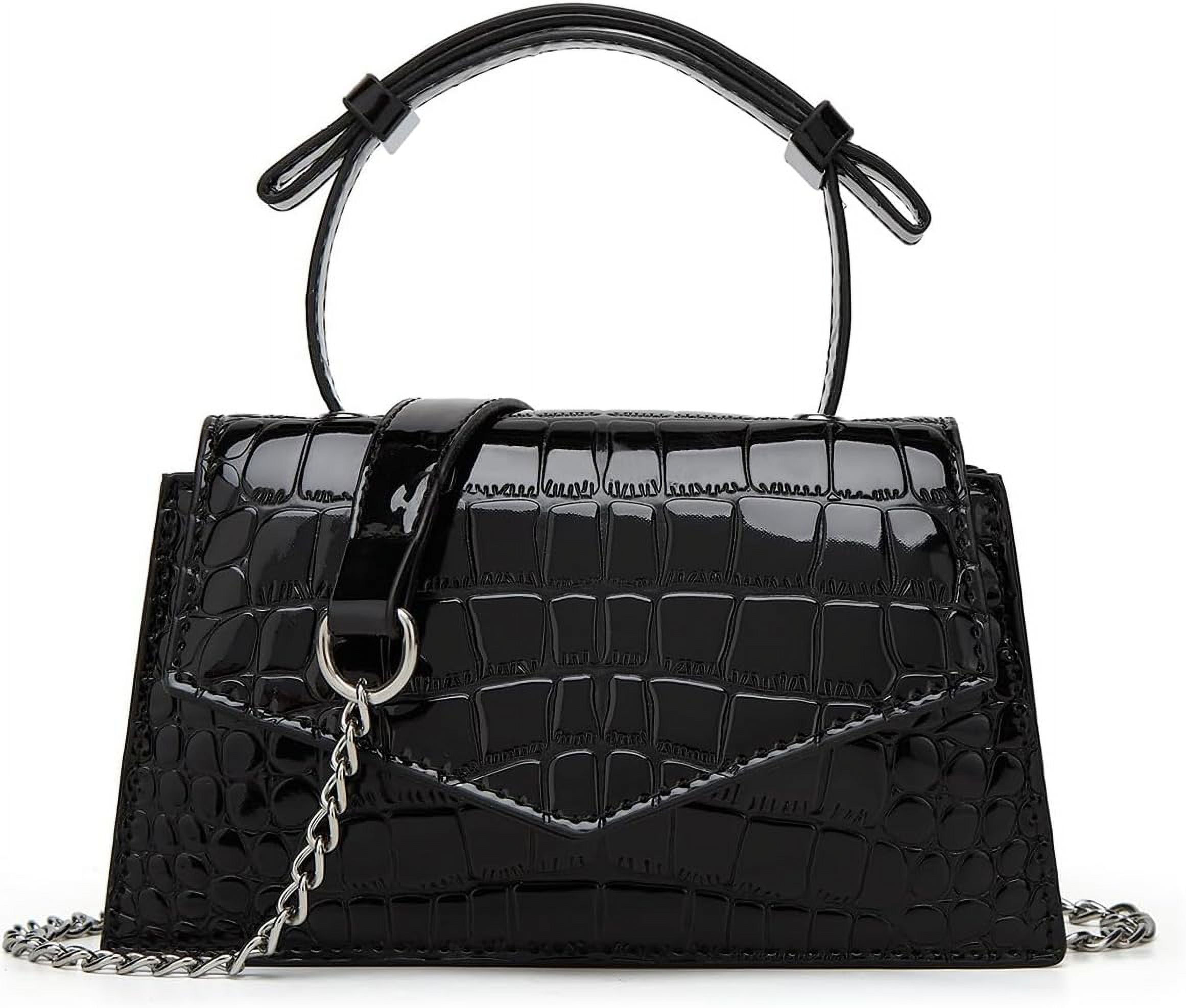 Kukuzhu Women's PU Leather Hobo Bag Fashion Purses Handbag Crocodile ...