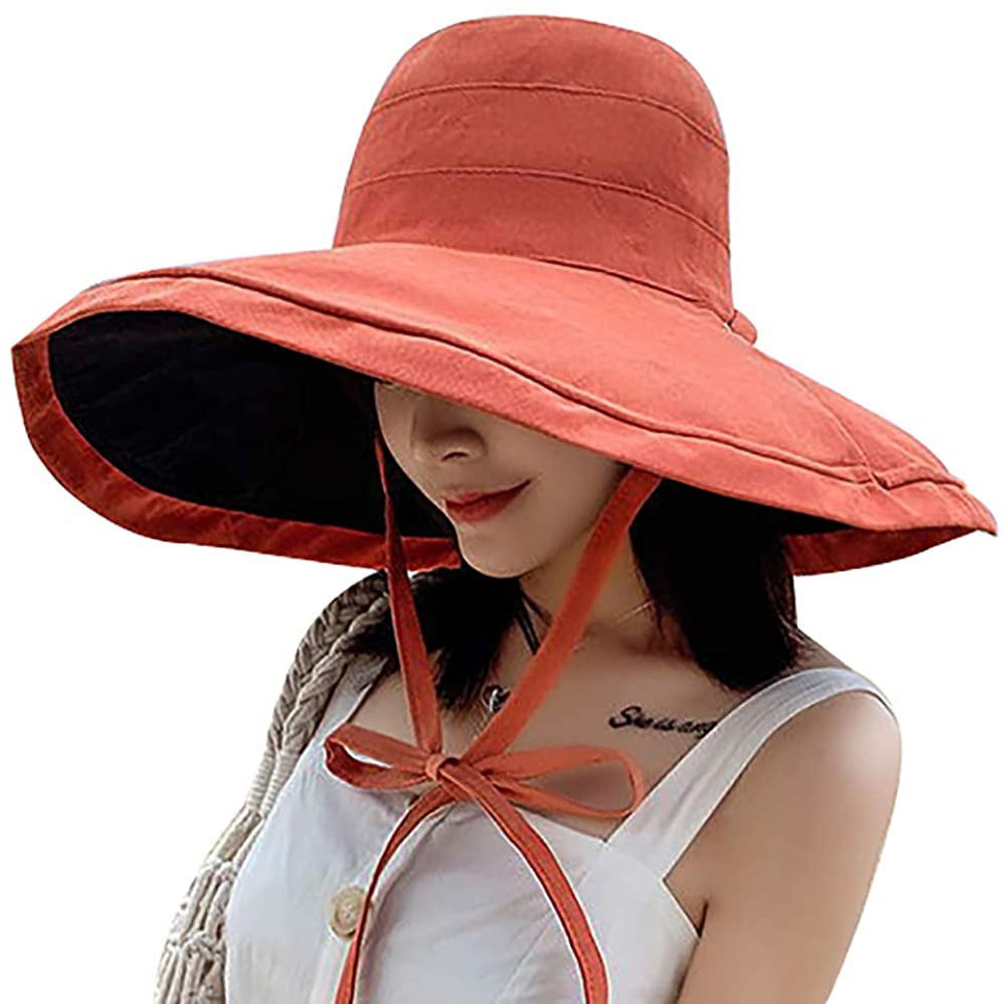 Kukuzhu Womens Sun Hat Packable Reversible Bucket Hat Uv Sun