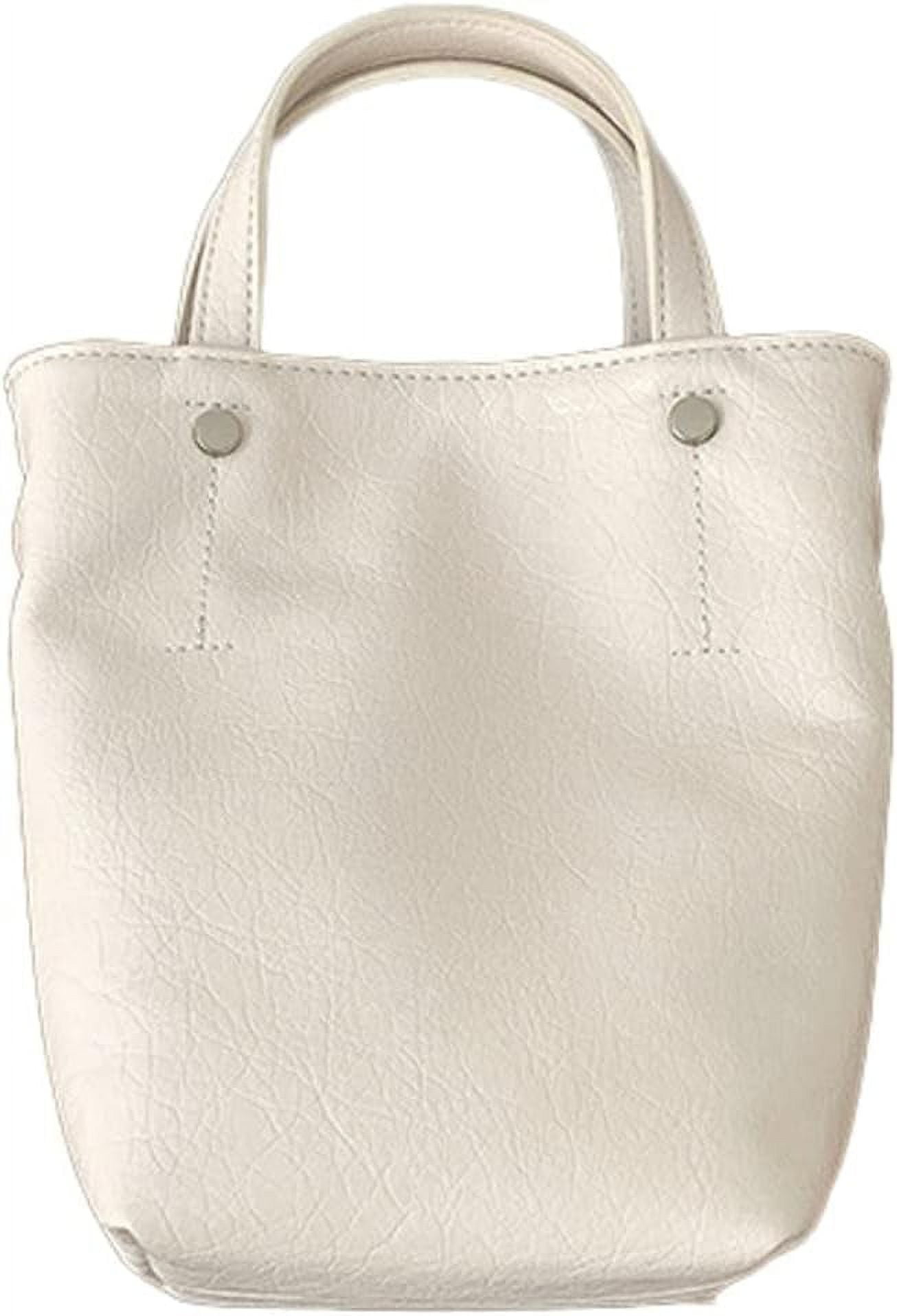 Kukuzhu Womens Small Bucket Bag Magnetic Leather Crossbody Bag Vintage ...