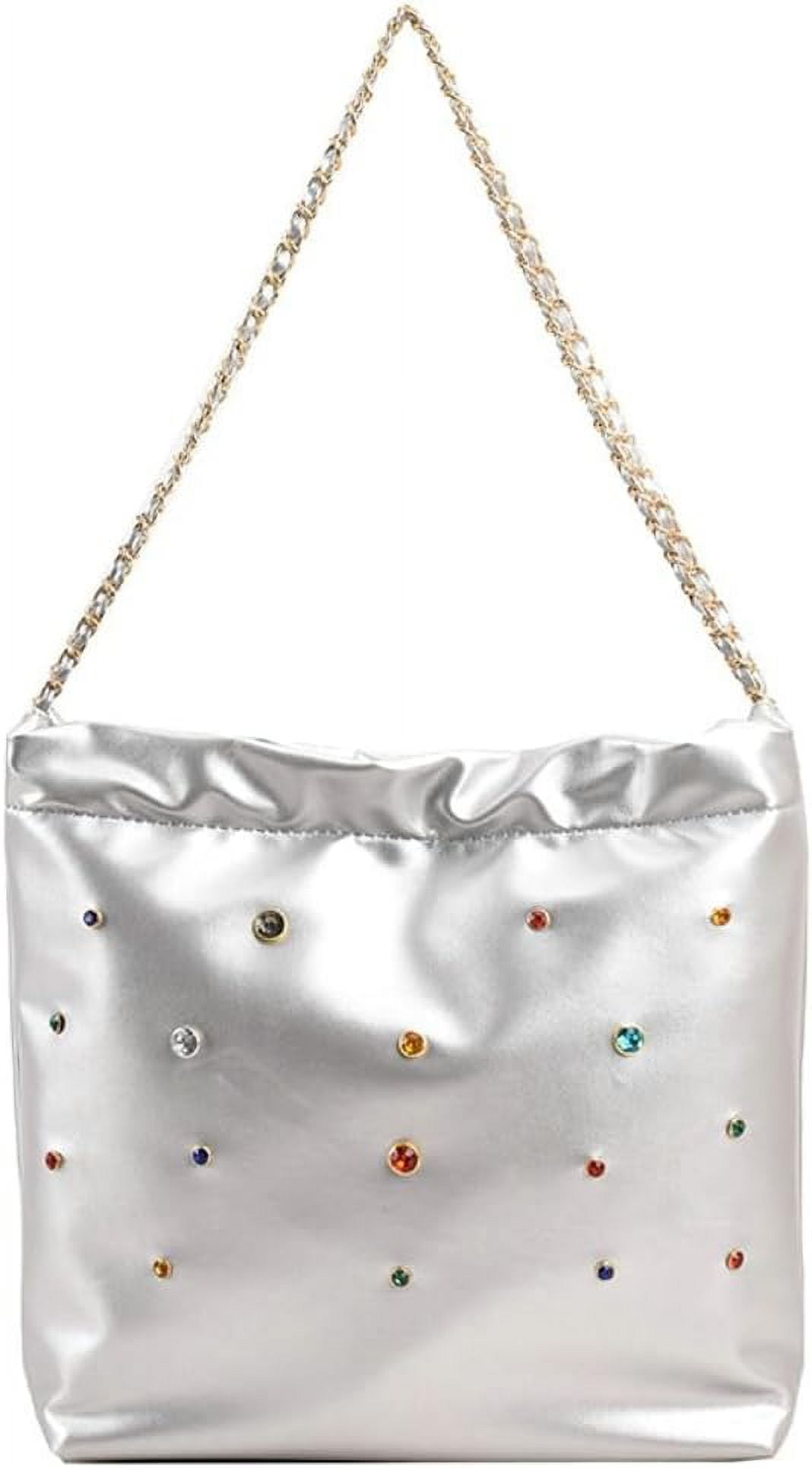 Kukuzhu Womens Y2K Bucket Bag Sparking Rhinestone Shoulder Bag Top ...