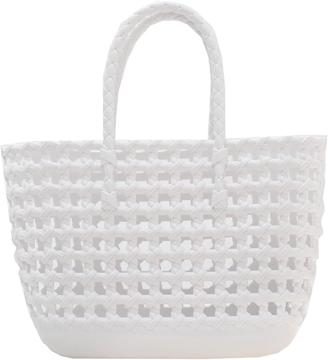 Kukuzhu Woven Jelly Bag, Rubber Tote Bag Waterproof Travel Bags for ...