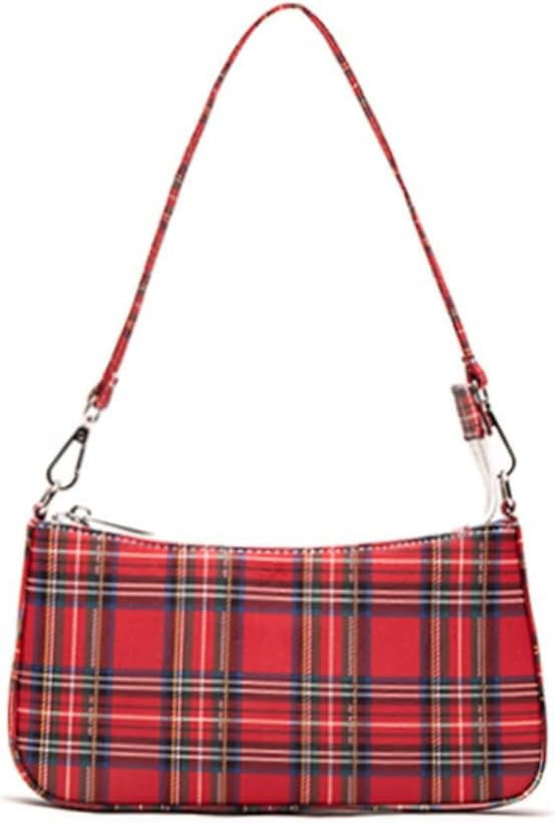 Kukuzhu Y2k Purse Aesthetic Shoulder Bag For Women Plaid Purse Cute ...