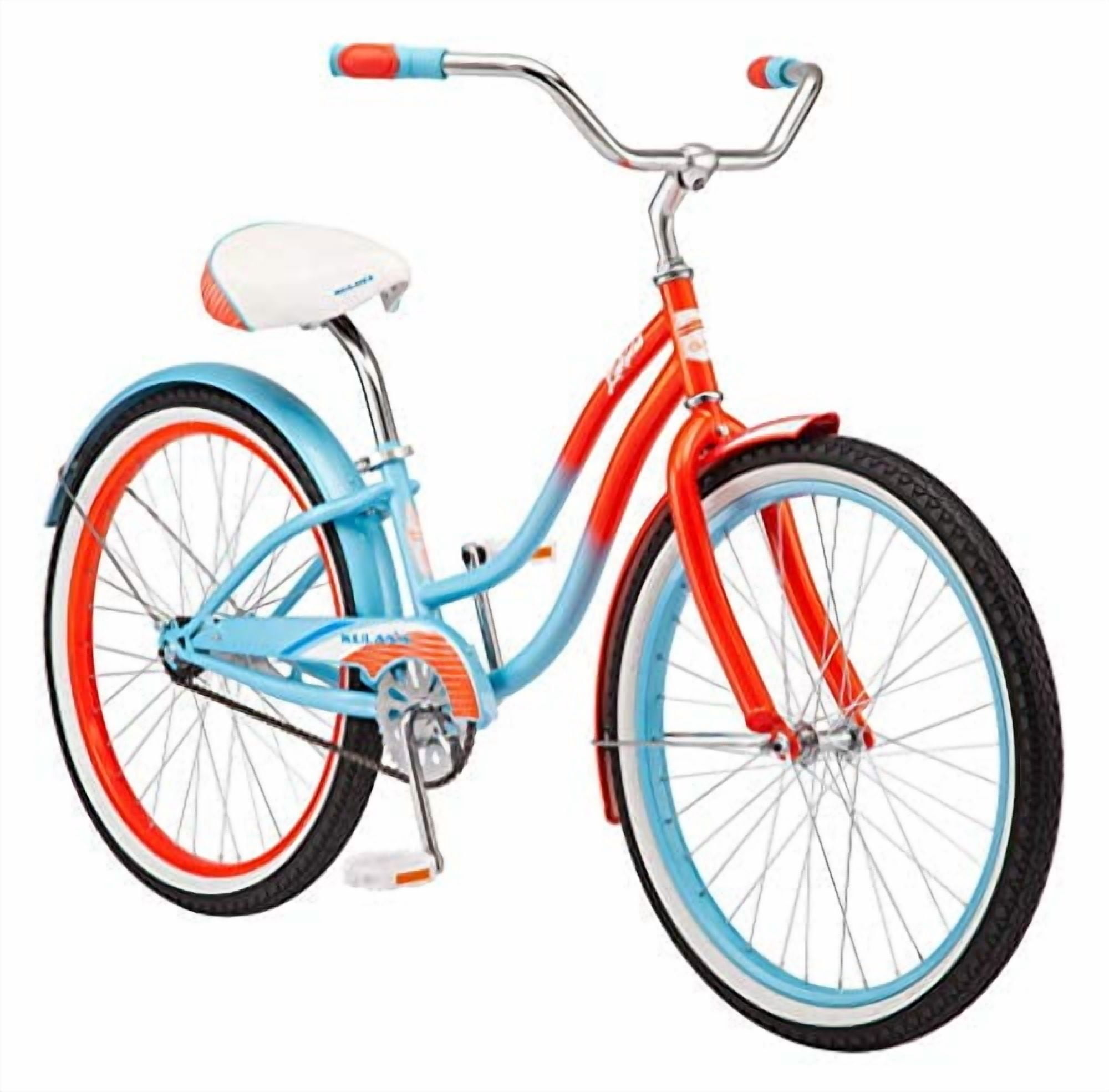 Kulana Lakona Shore Beach Cruiser Bike, 24-Inch Wheel, Single Speed ...