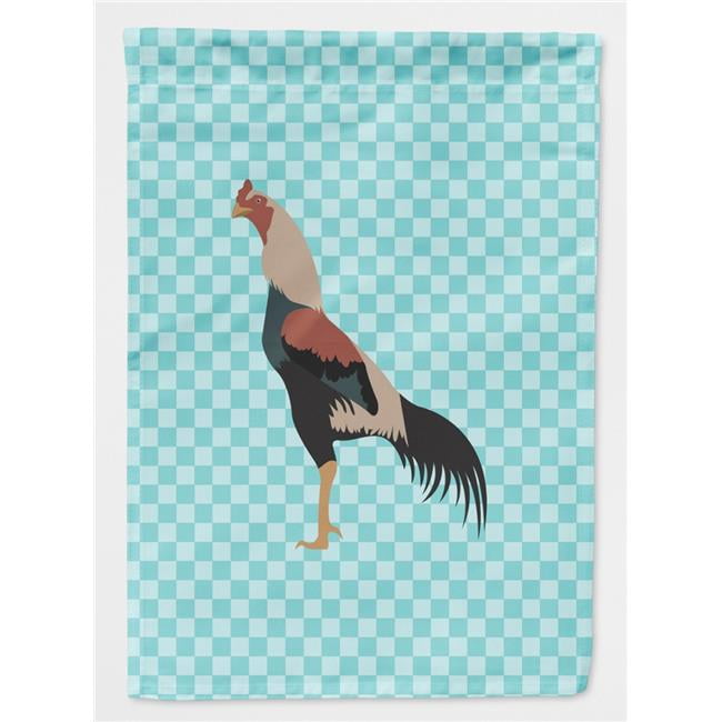 Kulang Chicken Blue Check Flag Canvas House - Walmart.com