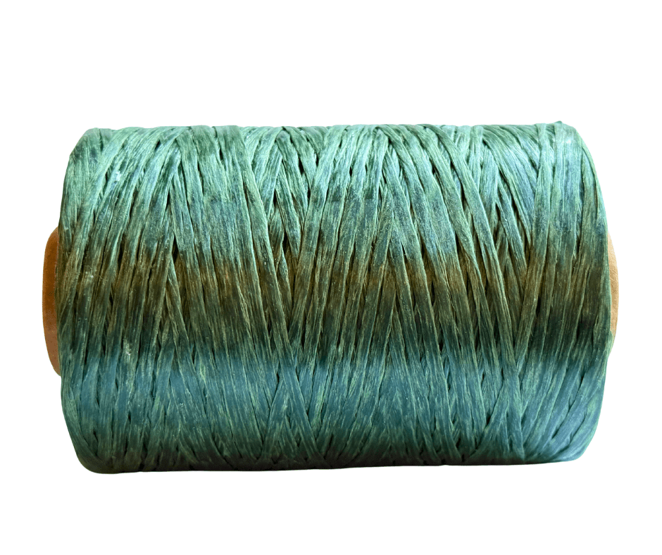 Kulay Artificial Deer Sinew Dark Olive Green Waxed Flat Poly Thread for ...
