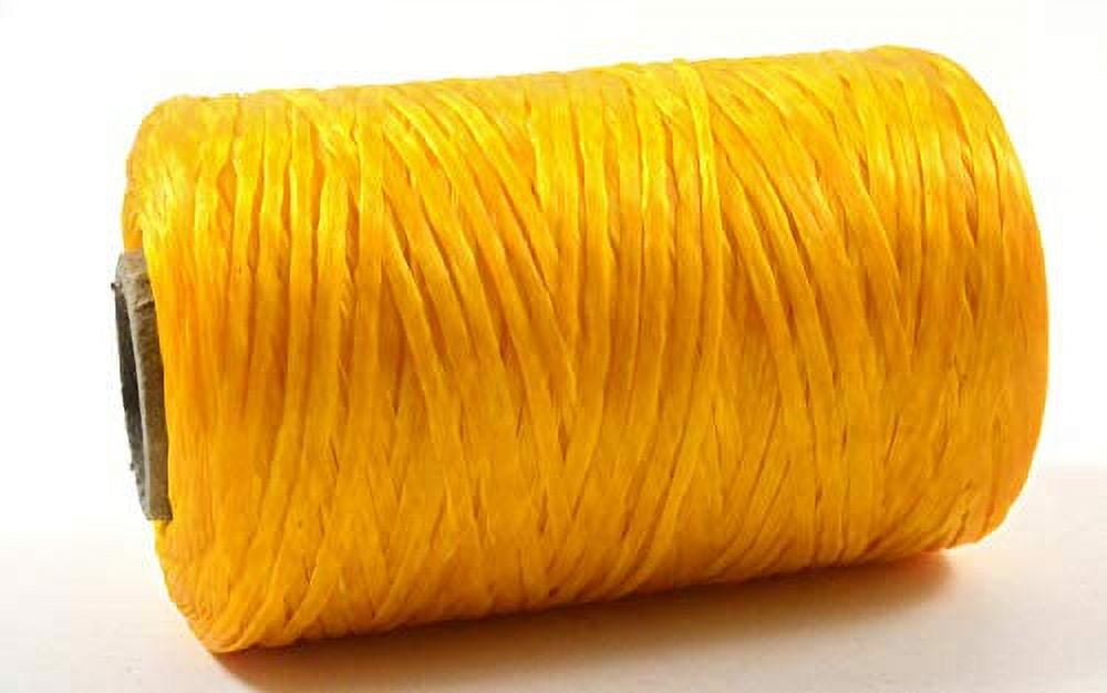 Kulay Artificial Deer Sinew Yellow Waxed Flat Poly Thread for Beading ...